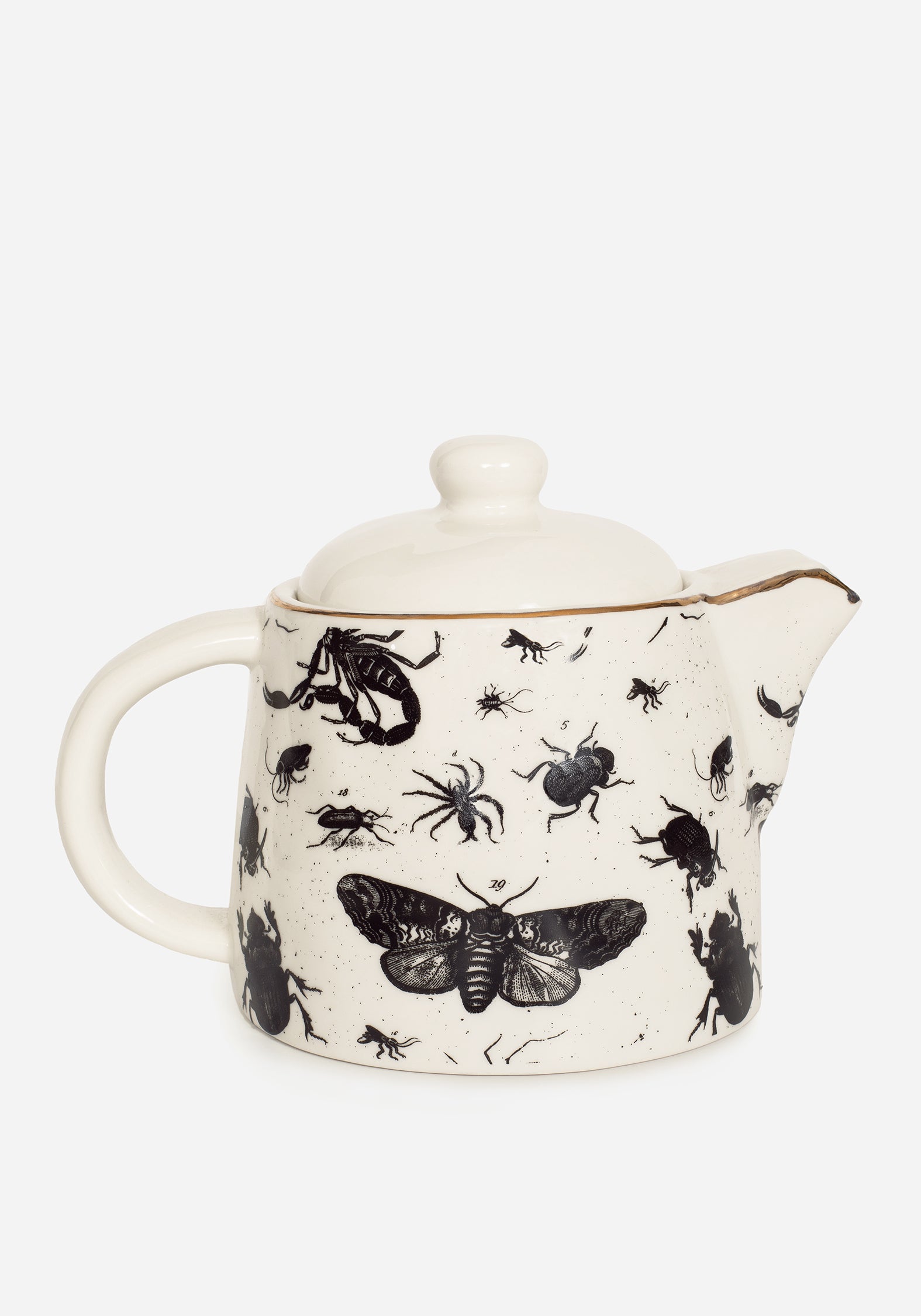 Disturbia | Parasite Bugs Print Teapot | Teapots