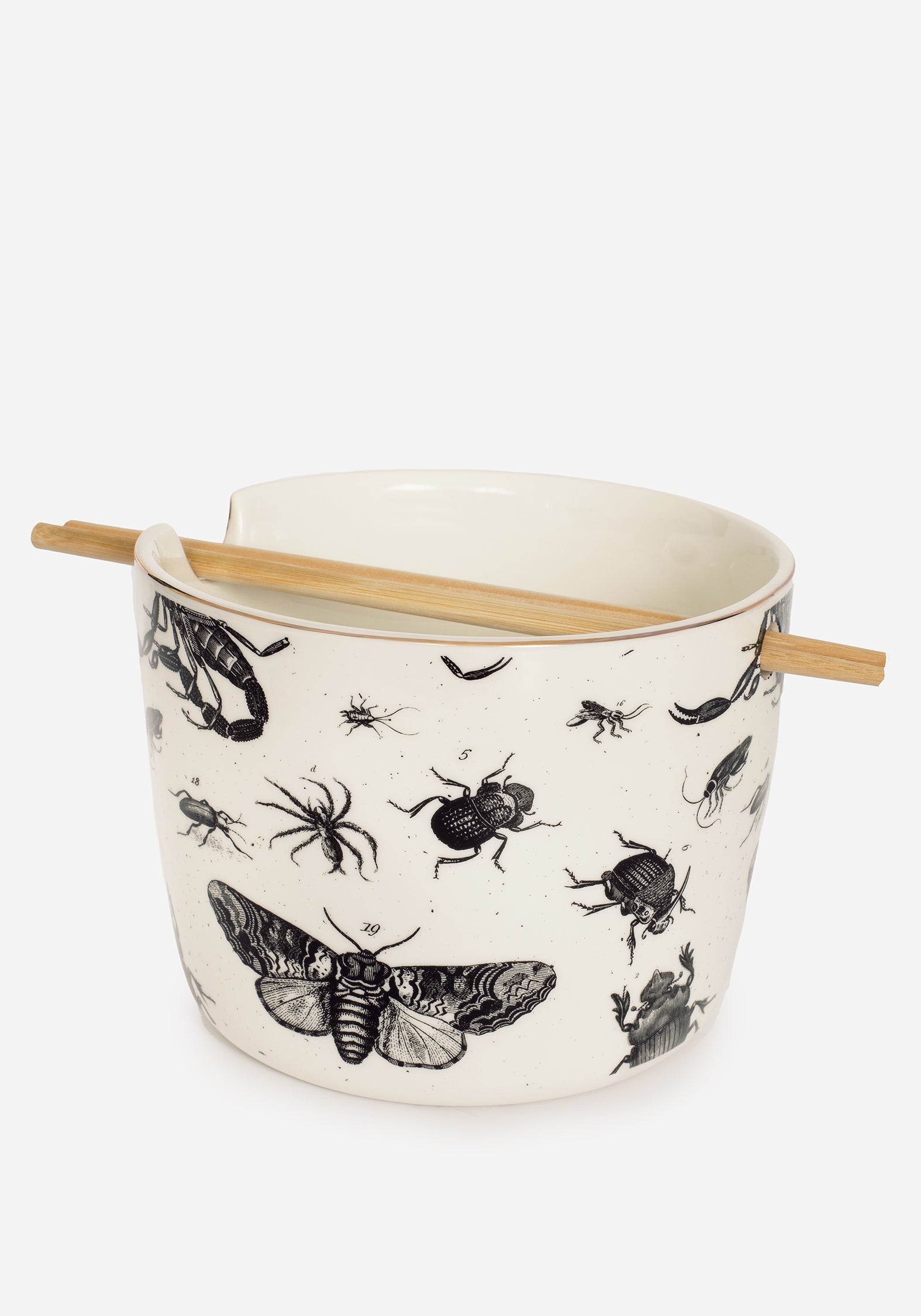 Disturbia | Parasite Bugs Print Ramen Bowl | Tableware