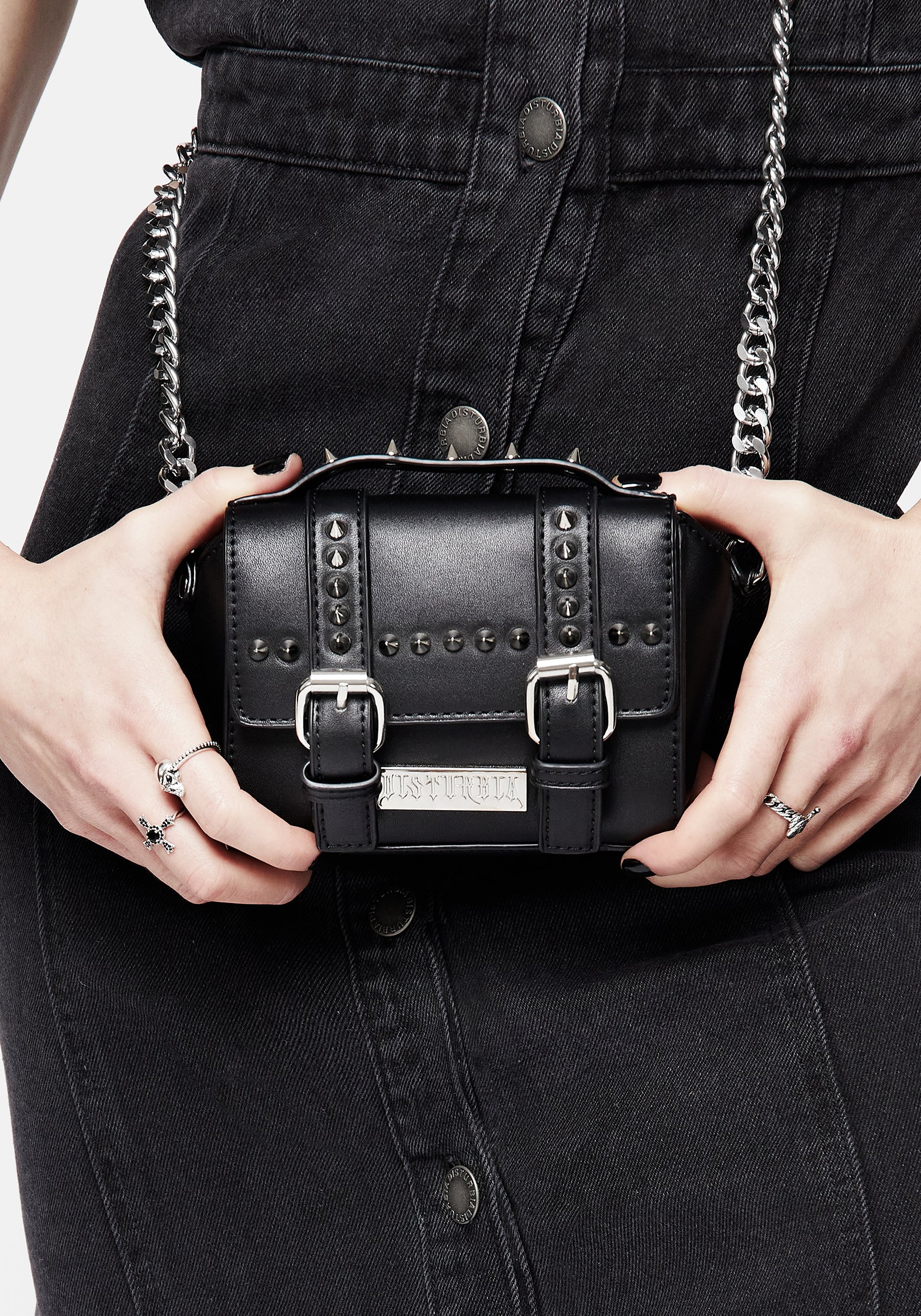 Disturbia | Anarcho Mini Spiked Shoulder Bag | Handbags