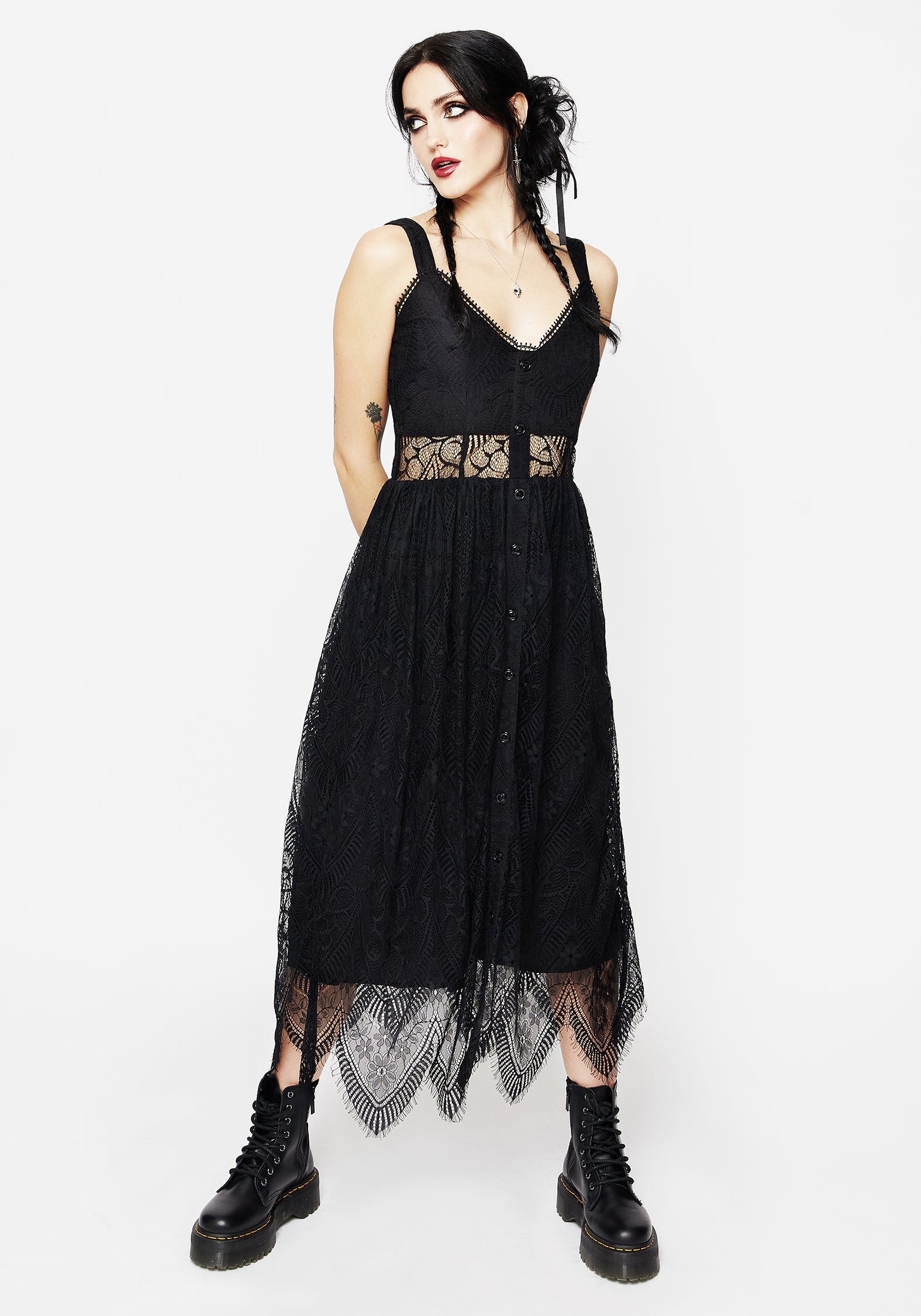 Disturbia | Poltergeist Lace Midaxi Dress | Dresses