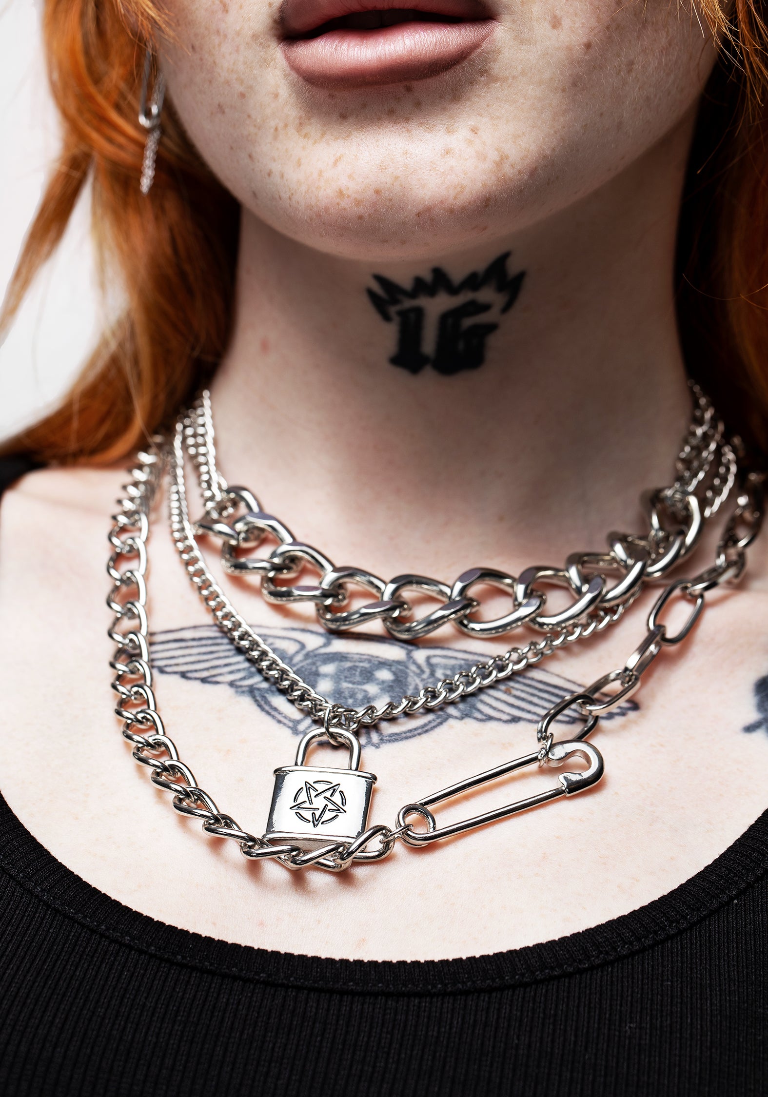 Disturbia | Morgelai Layered Chain Necklace | Necklaces
