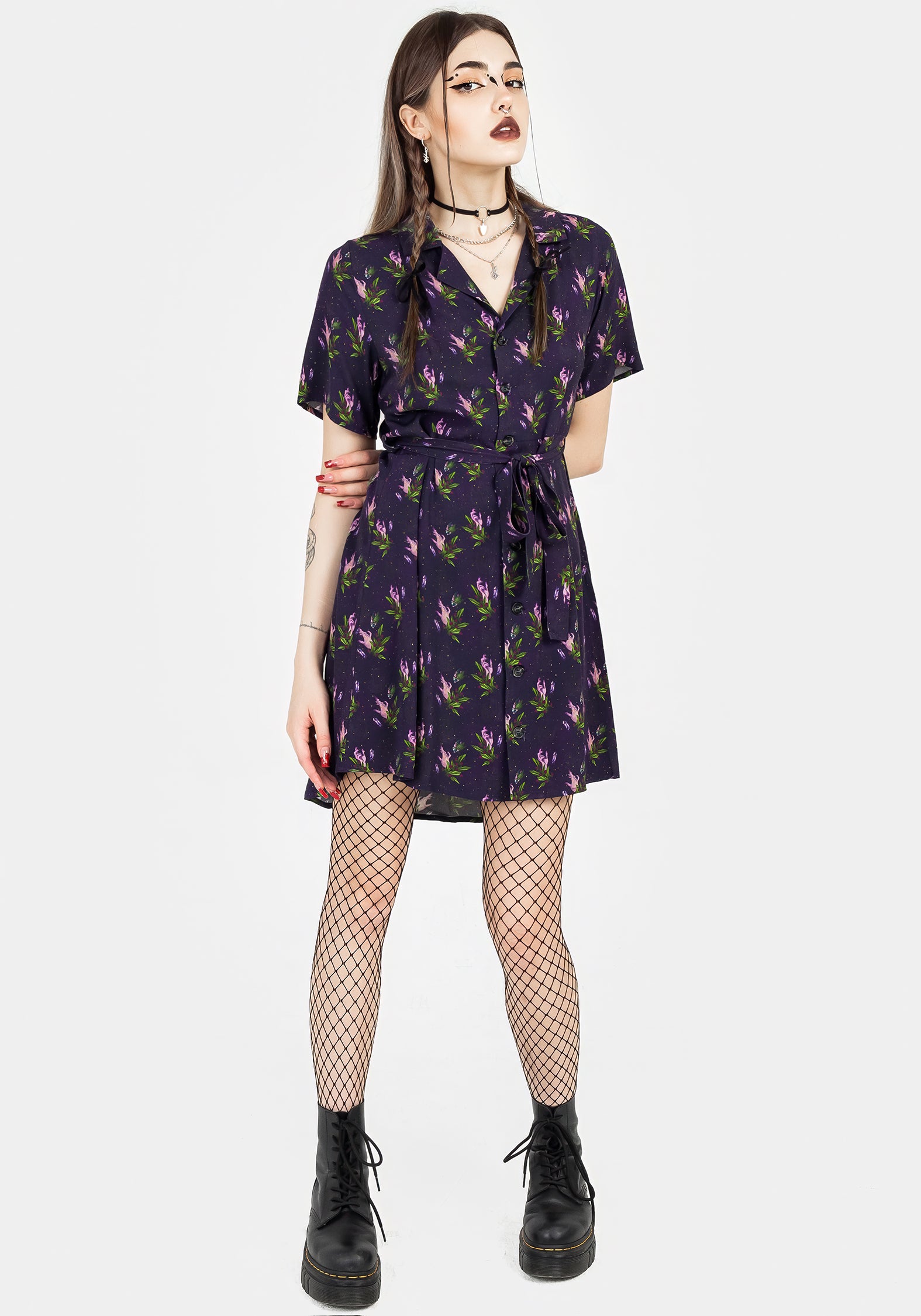 Disturbia | Petra Mini Shirt Dress | Dresses