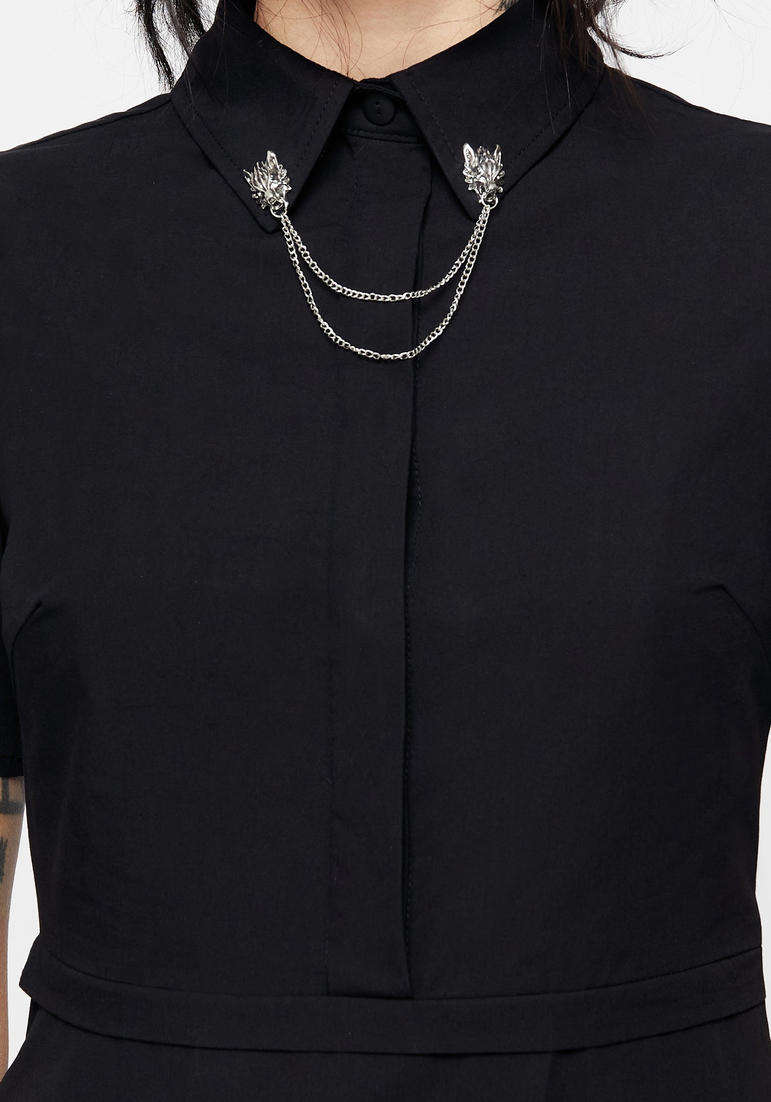 Disturbia | Fenrir Midi Shirt Dress | Dresses