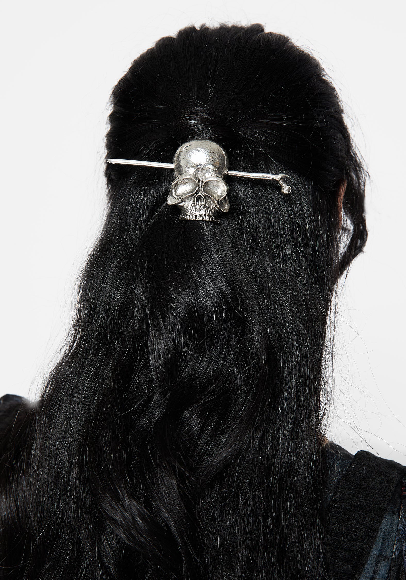 Disturbia | Skull Hair Slide with Pin | Jewellery