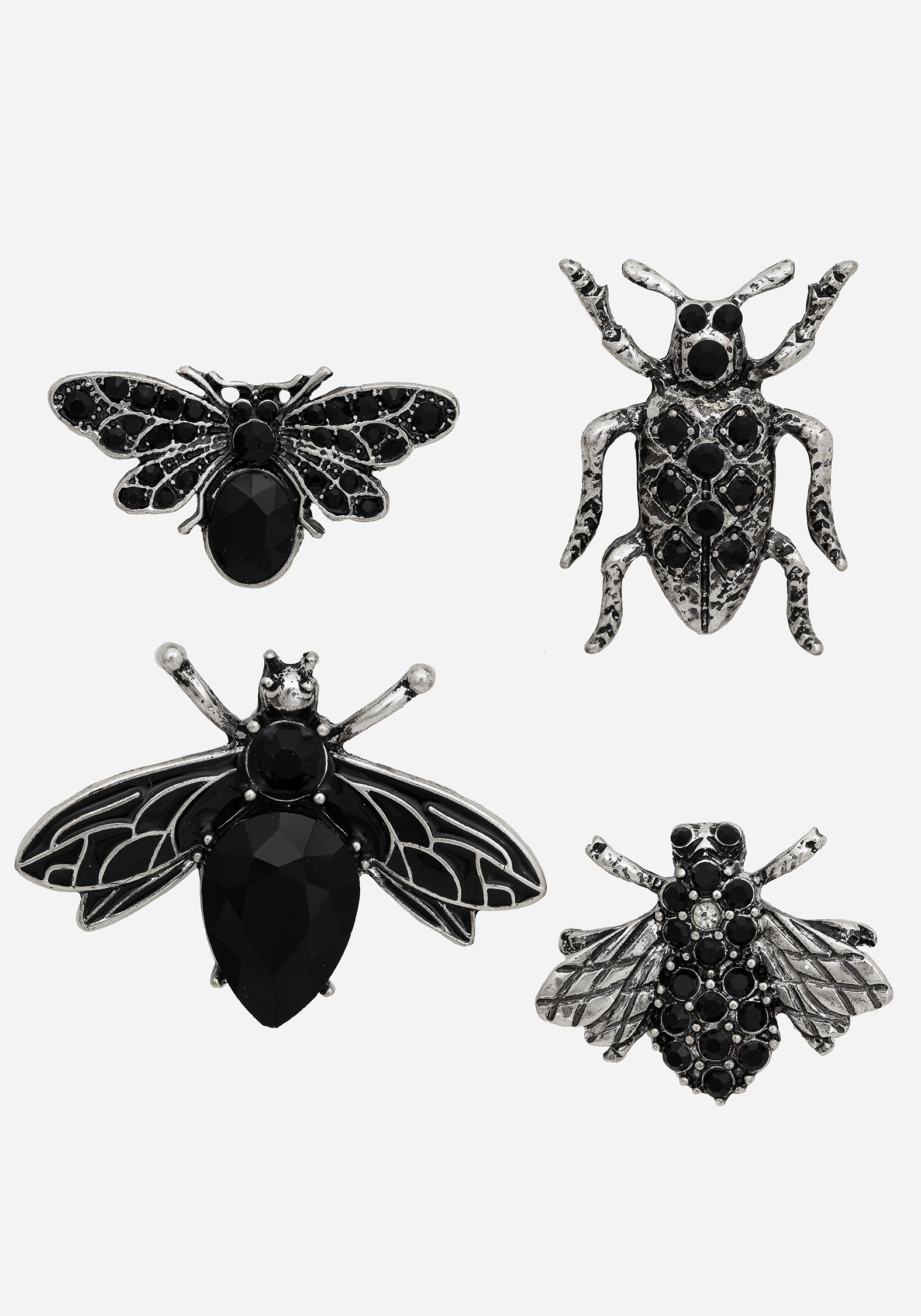 Disturbia | Melissa Bug Brooch Pin Set | Jewellery