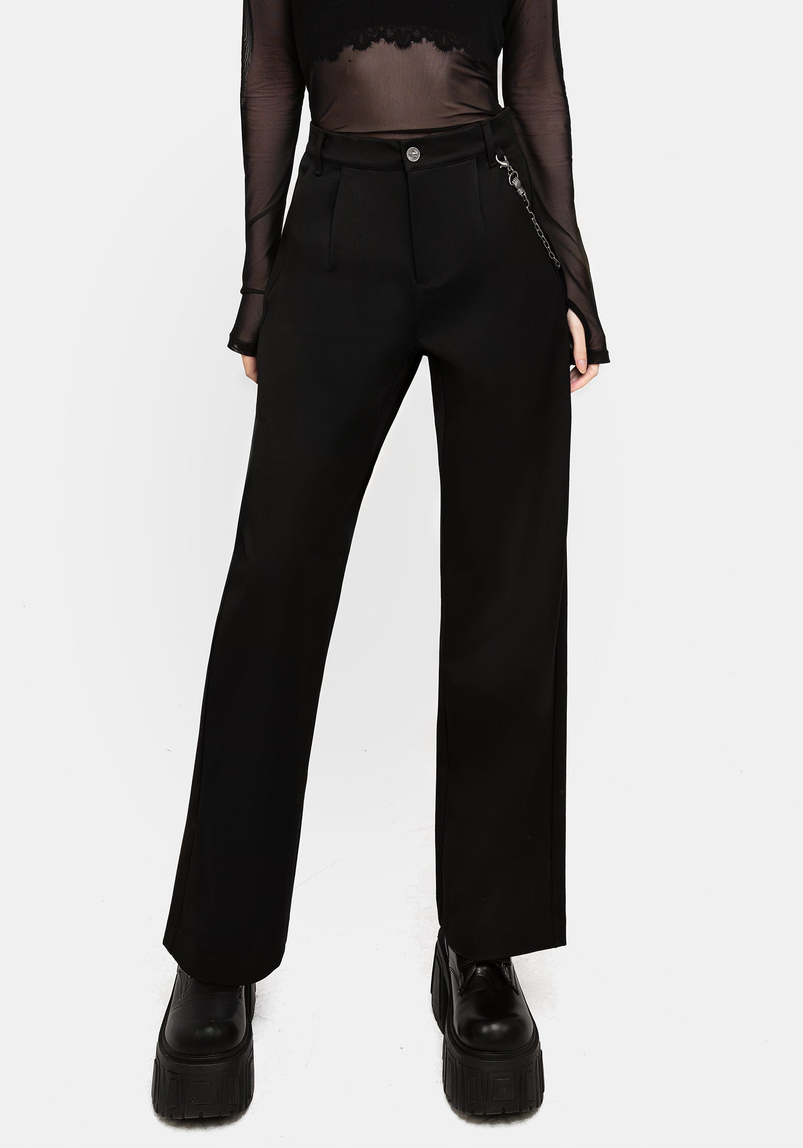 Disturbia | Carpal Chain Straight Leg Trousers | Trousers