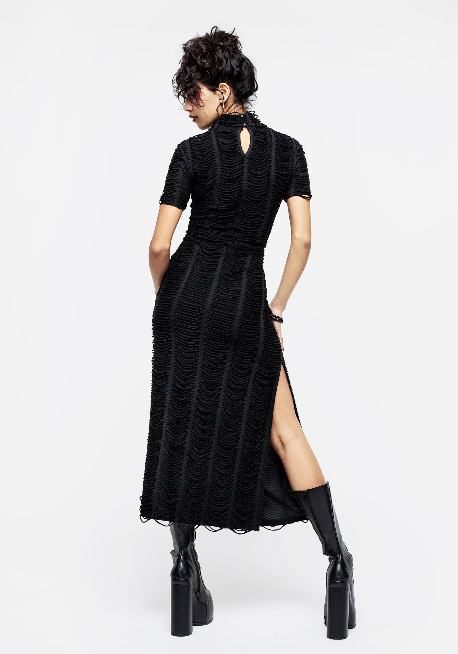 Disturbia | Feud Distressed Maxi Dress | Dresses