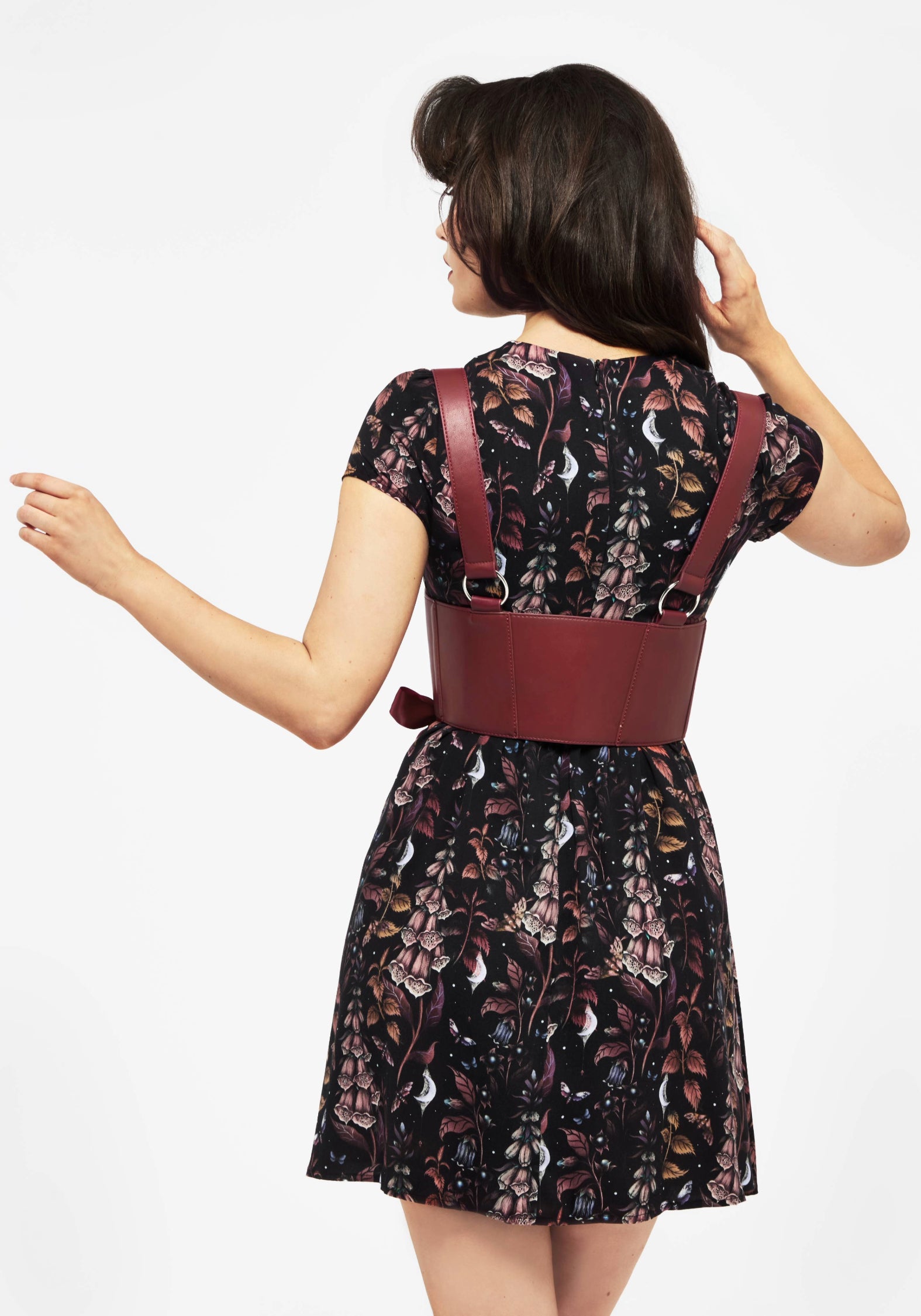 Disturbia | Aerial Wrap Harness - Oxblood | Harnesses