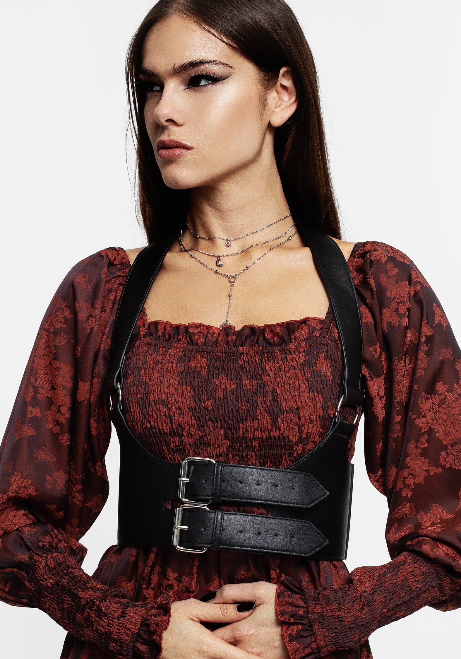 Disturbia | Mercury Buckle Halter Harness | Harnesses