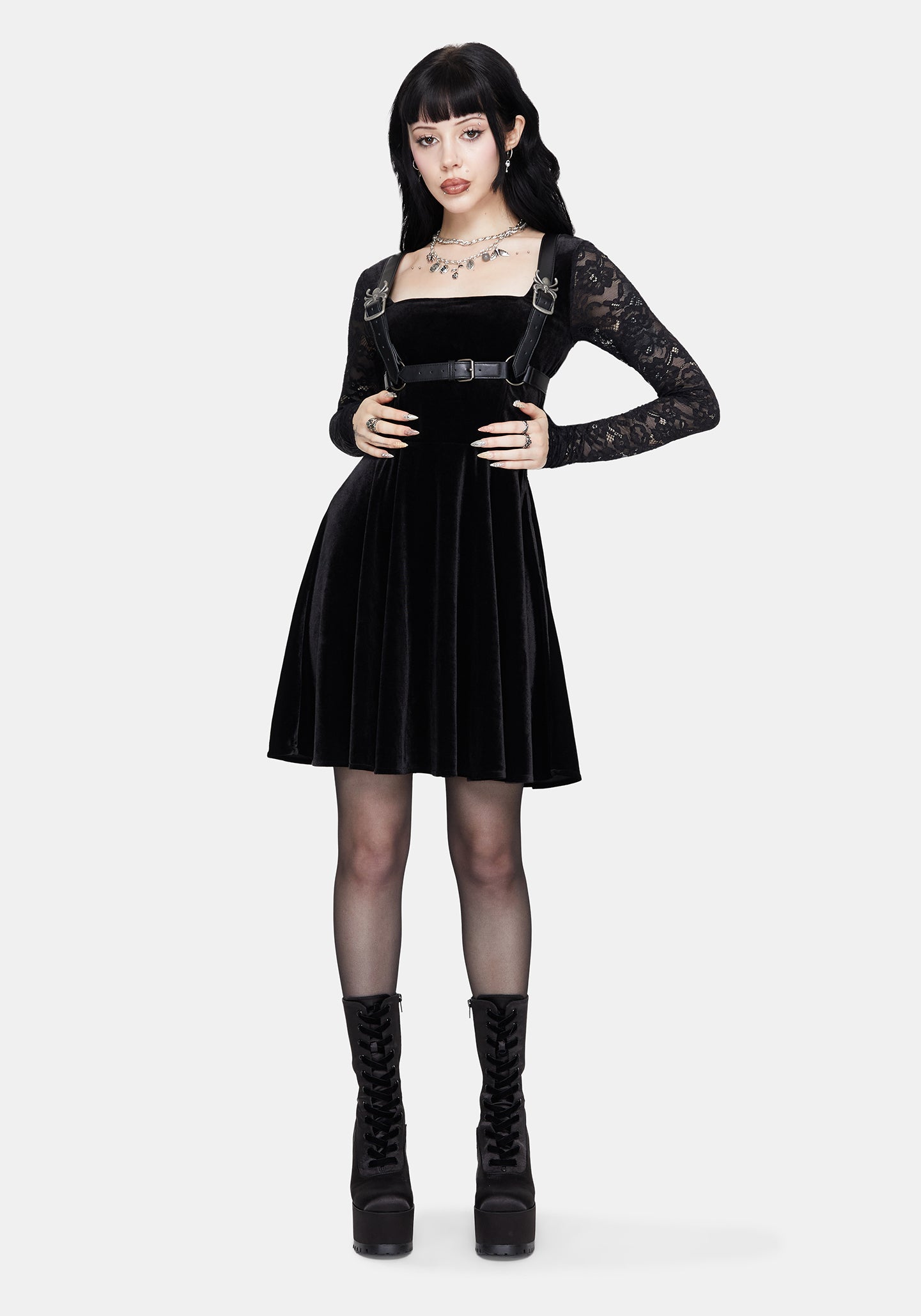 Nerida Spider Buckle Harness – Disturbia