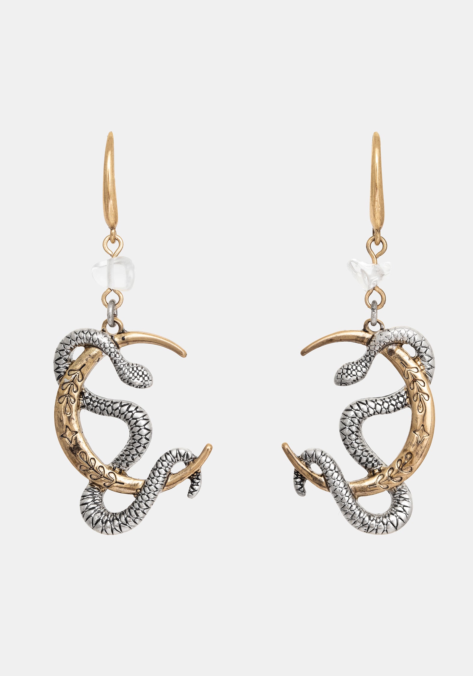 Selendra Snake & Moon Earrings – Disturbia