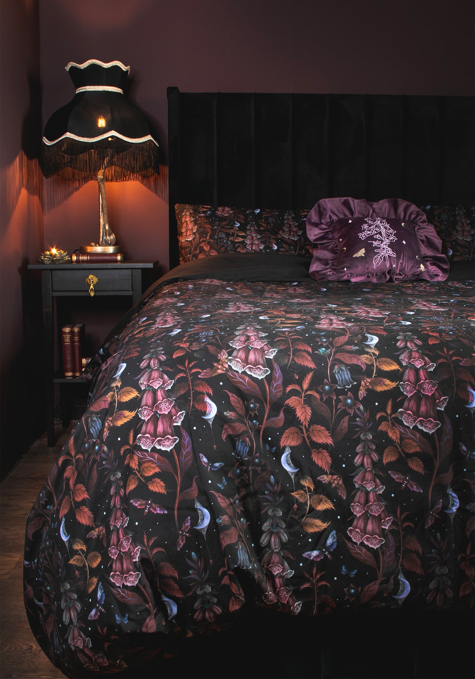 Disturbia | Foxglove Bedding Set - Double | Bedding Sets