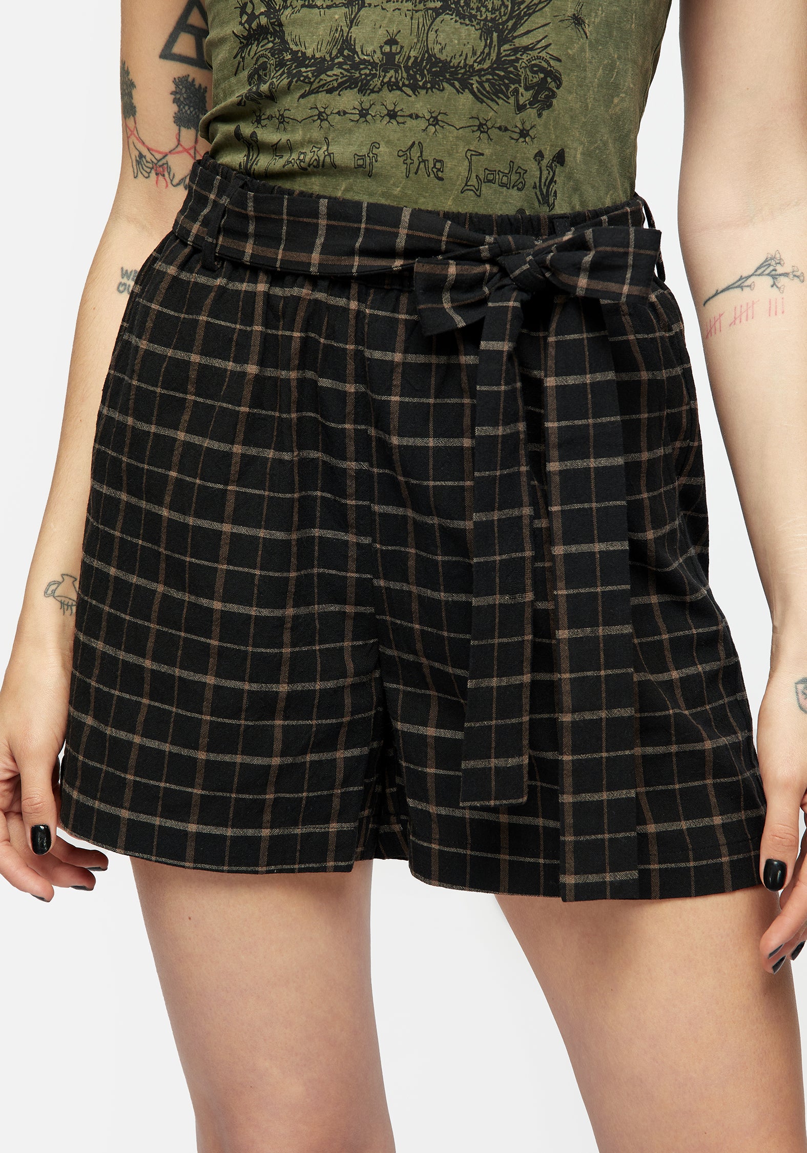 Disturbia | Ransom Tie Waist Shorts | Shorts