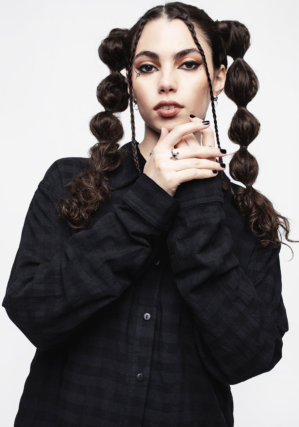 Lithium Check Shirt Dress Disturbia Lithium Check Shirt Dress Disturbia