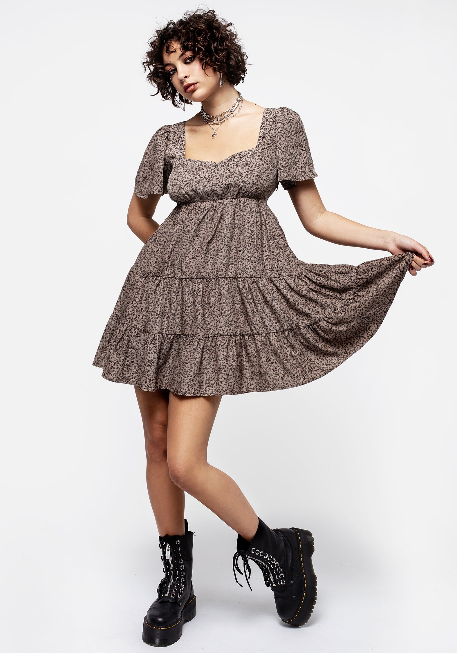 Disturbia | Meadowsweet Tiered Mini Dress | Dresses