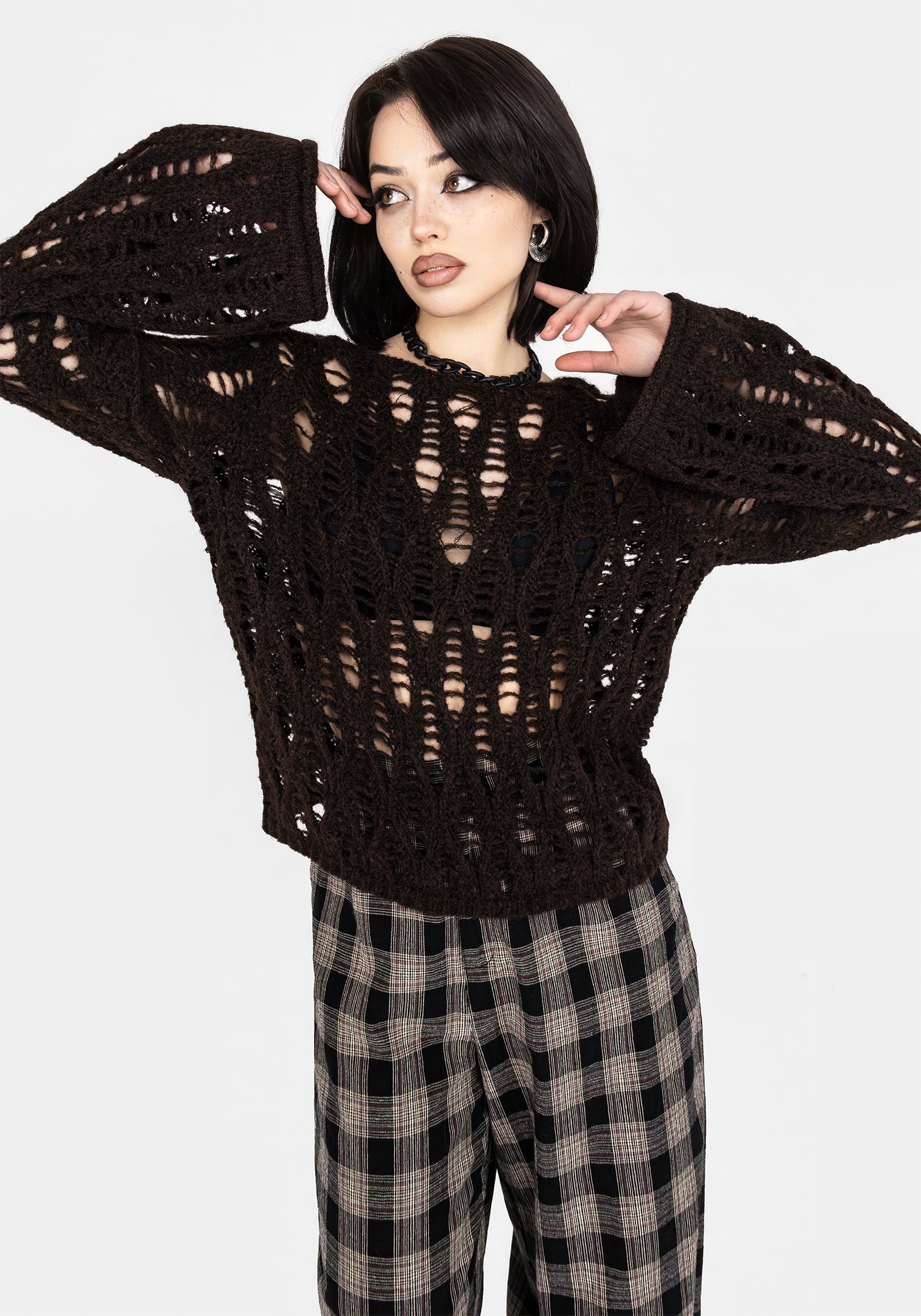 Ameila Pointelle Jumper – Disturbia