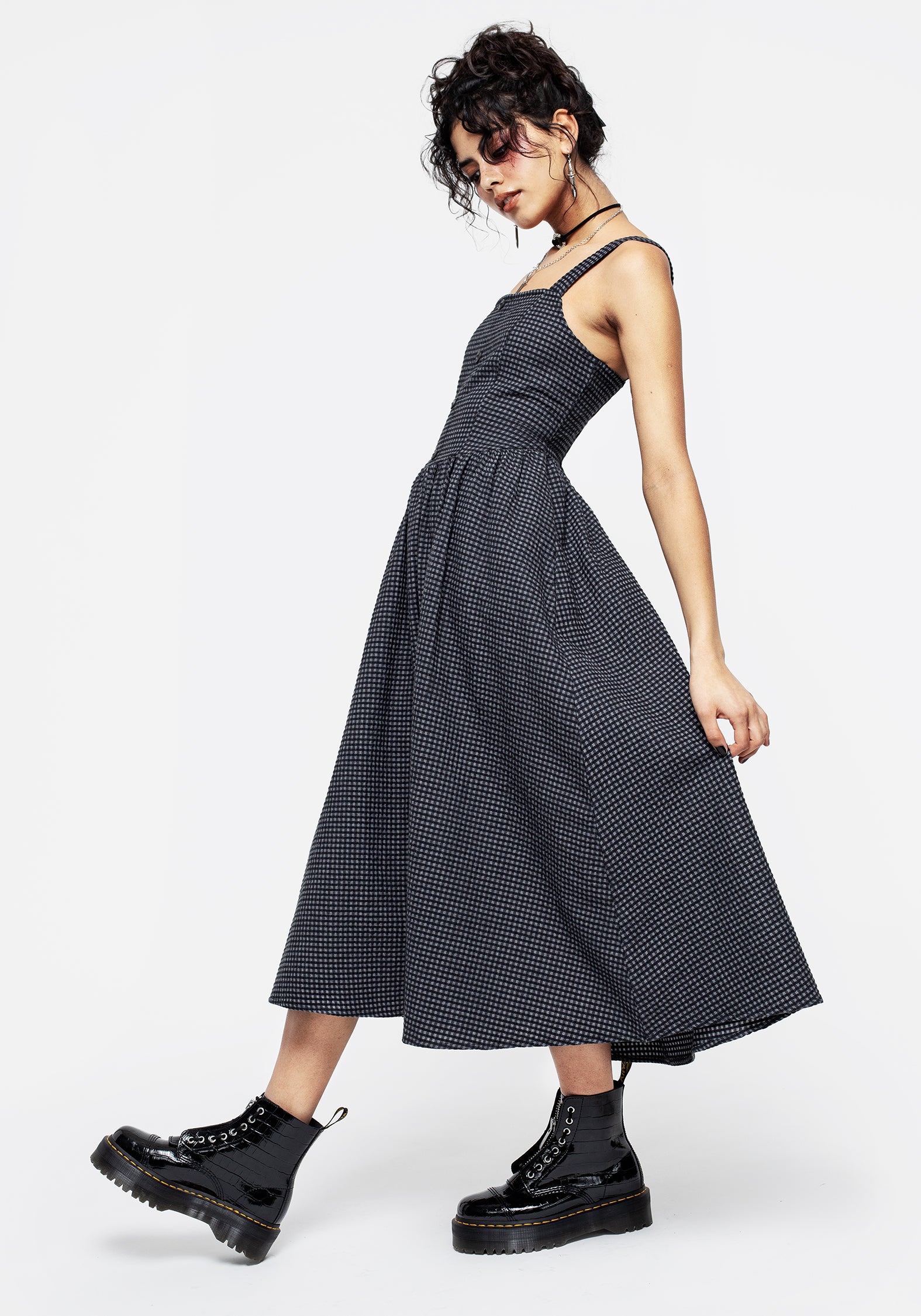 Disturbia | Faythe Apron Midi Dress | Dresses