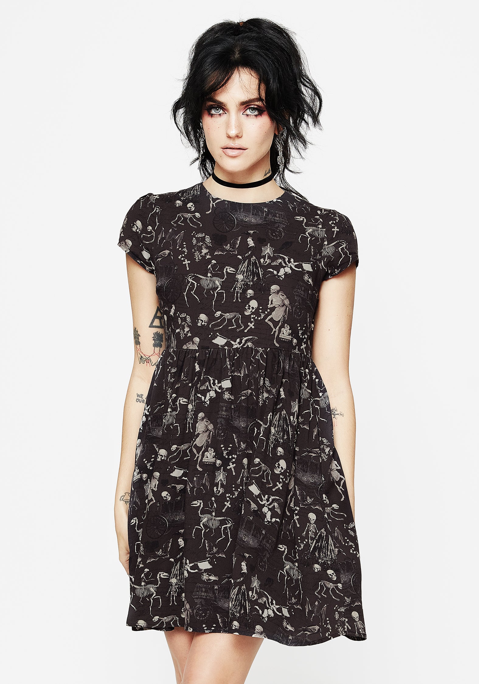 Disturbia | Melancholia Mini Skater Dress | Dresses