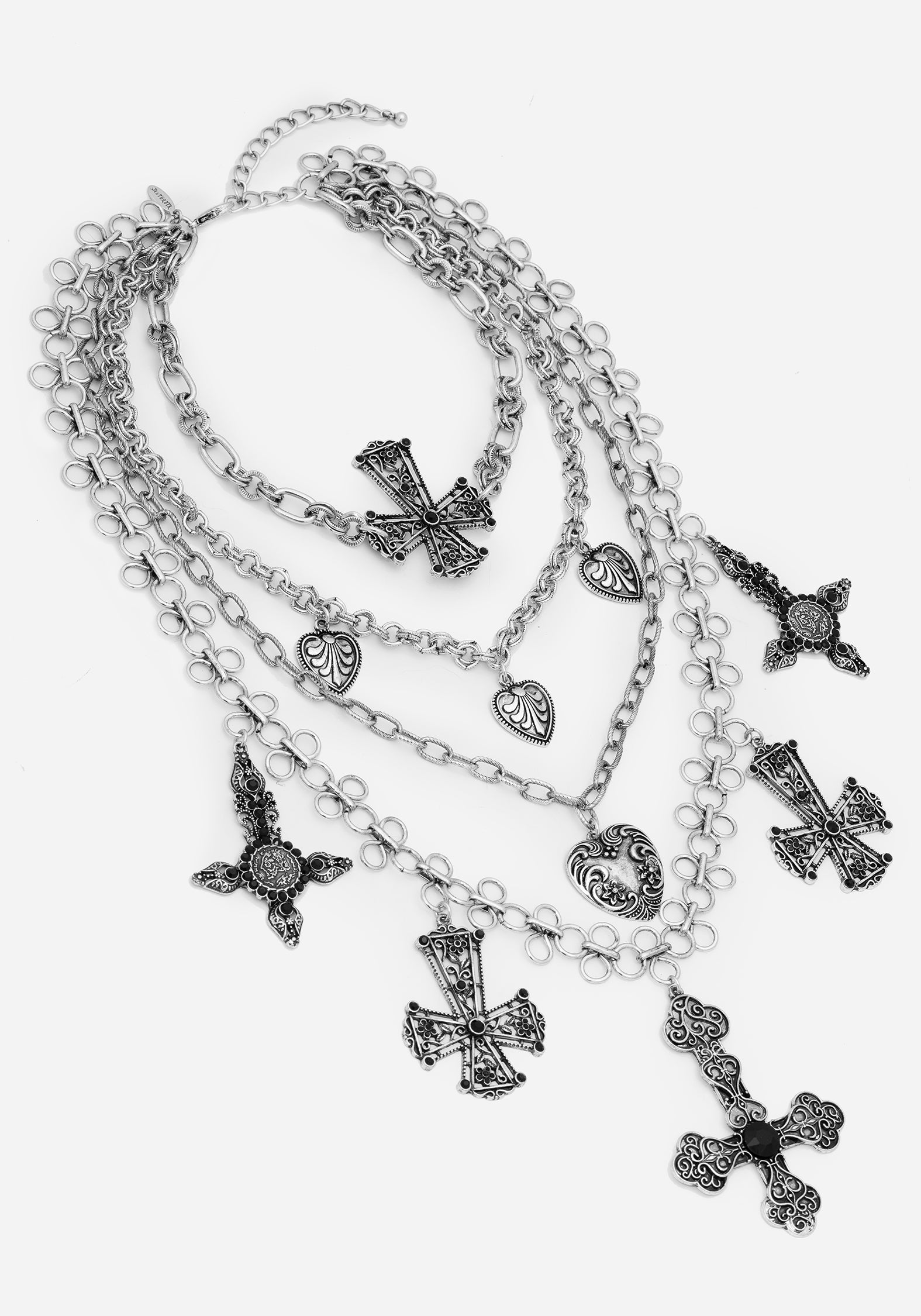 Disturbia | Crux Layered Chain Necklace | Necklaces
