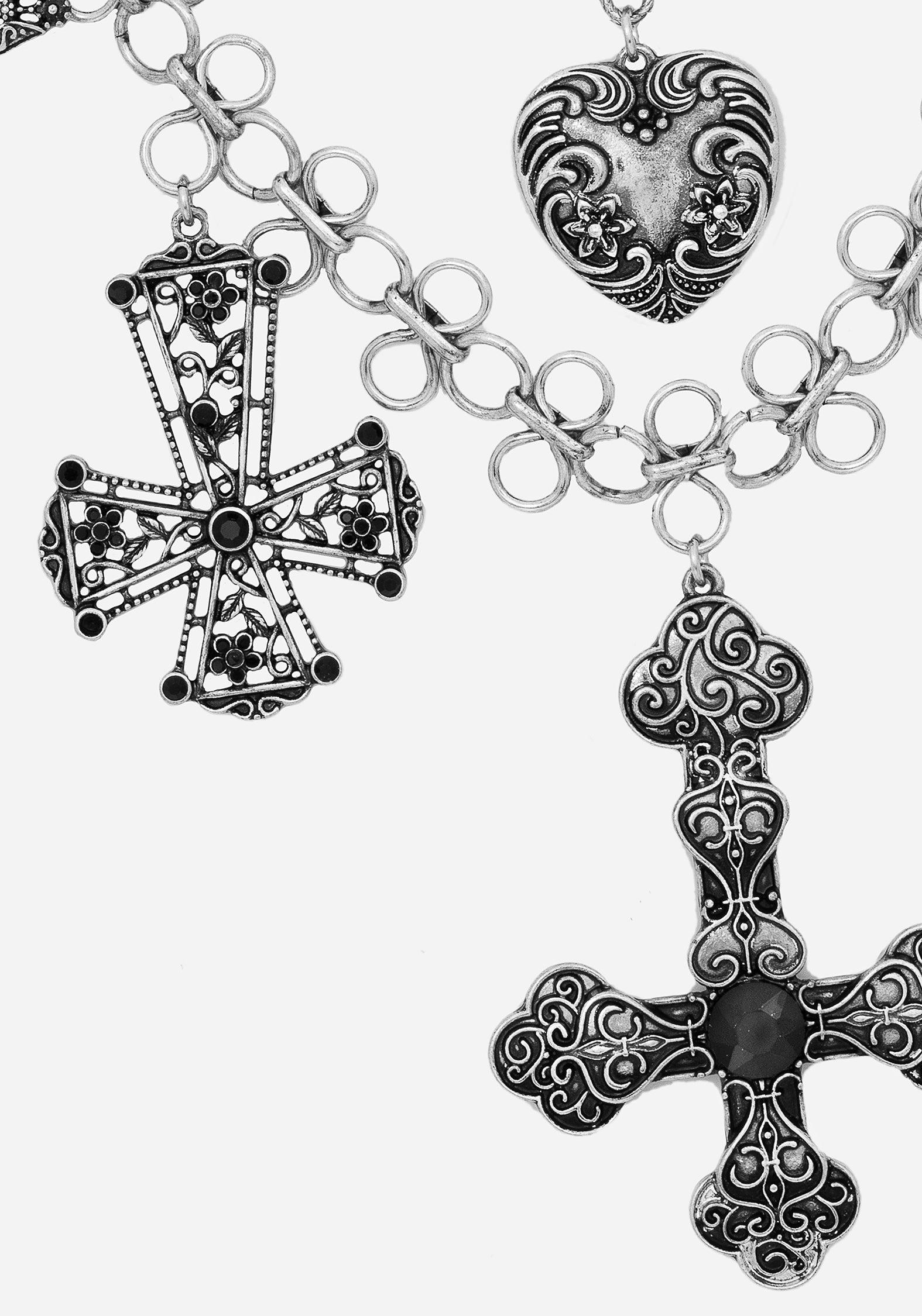 Disturbia | Crux Layered Chain Necklace | Necklaces