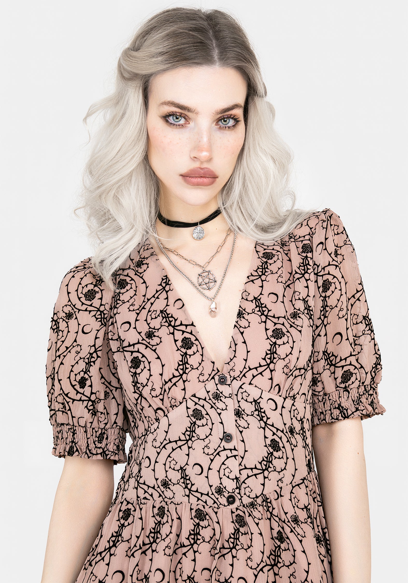 Disturbia | Rosethorn Corset Midi Dress | Dresses