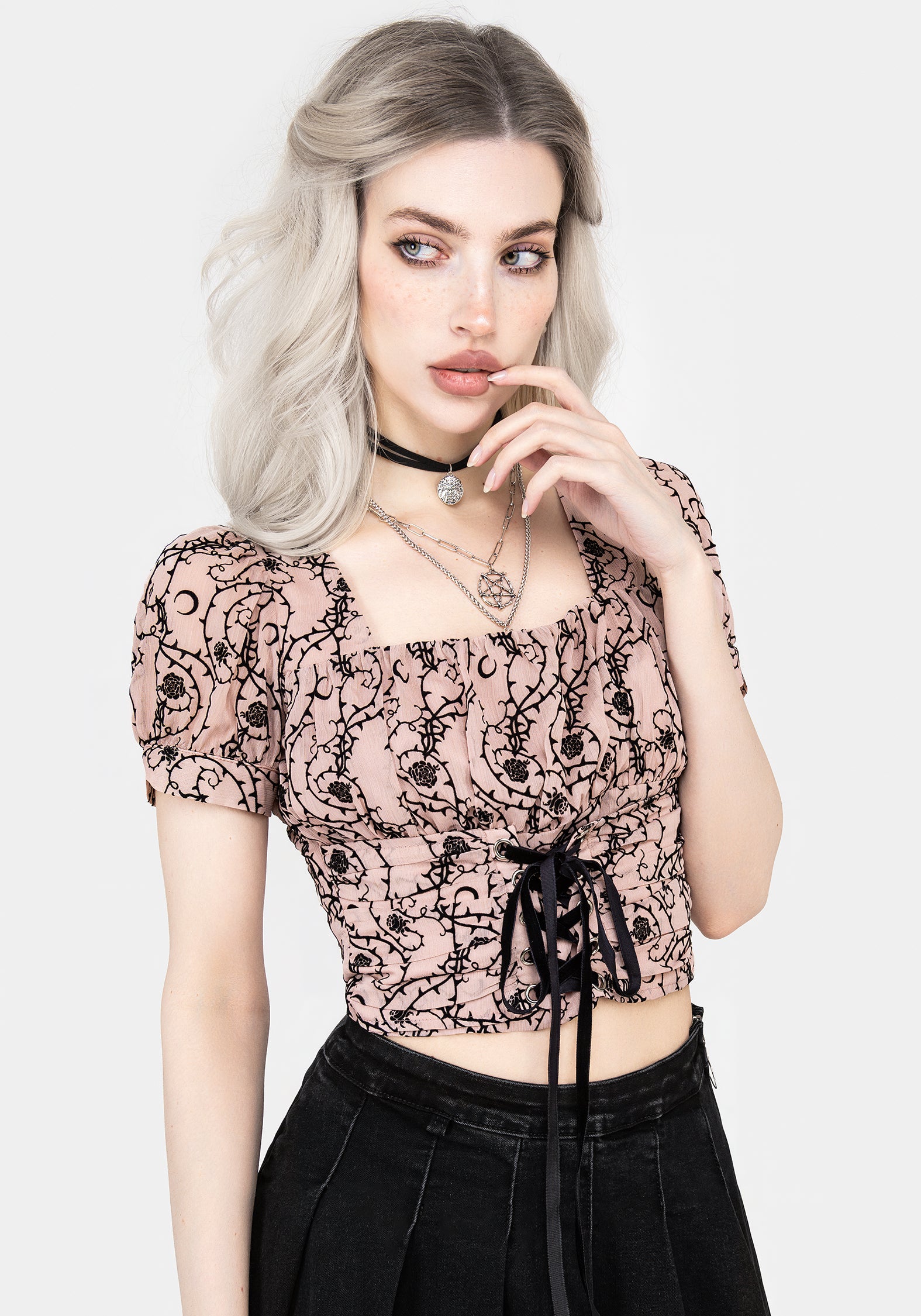 Disturbia | Rosethorn Crop Top | Tops
