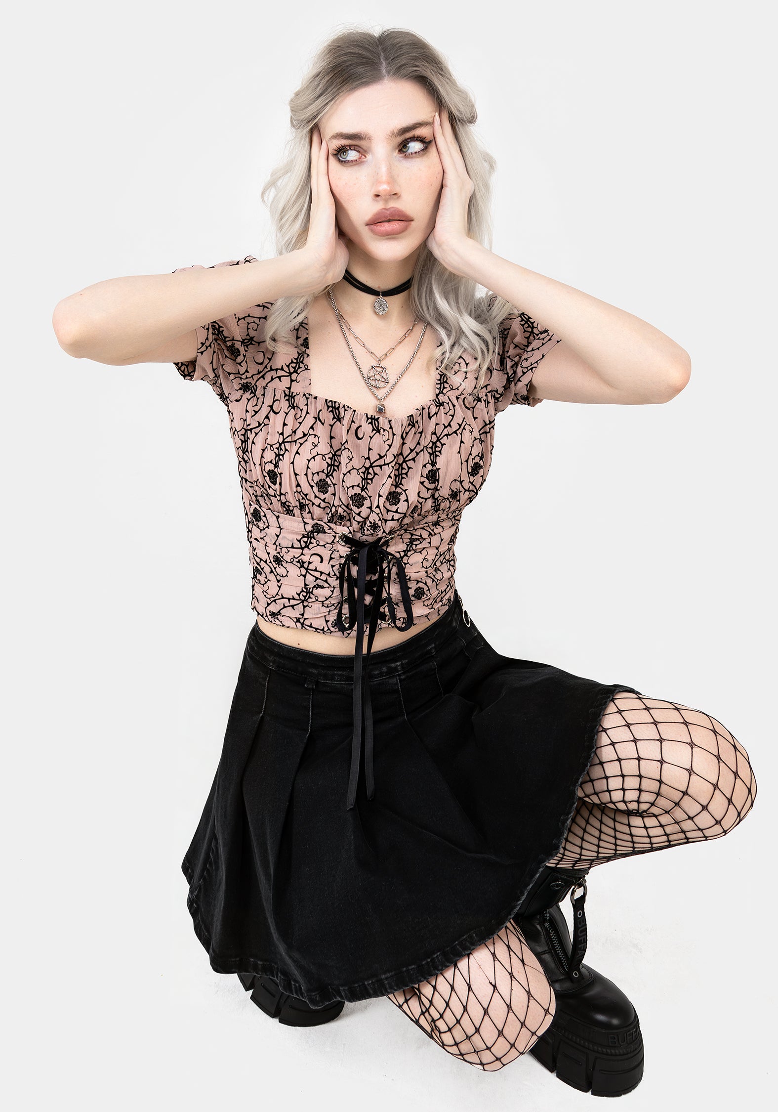 Disturbia | Rosethorn Crop Top | Tops