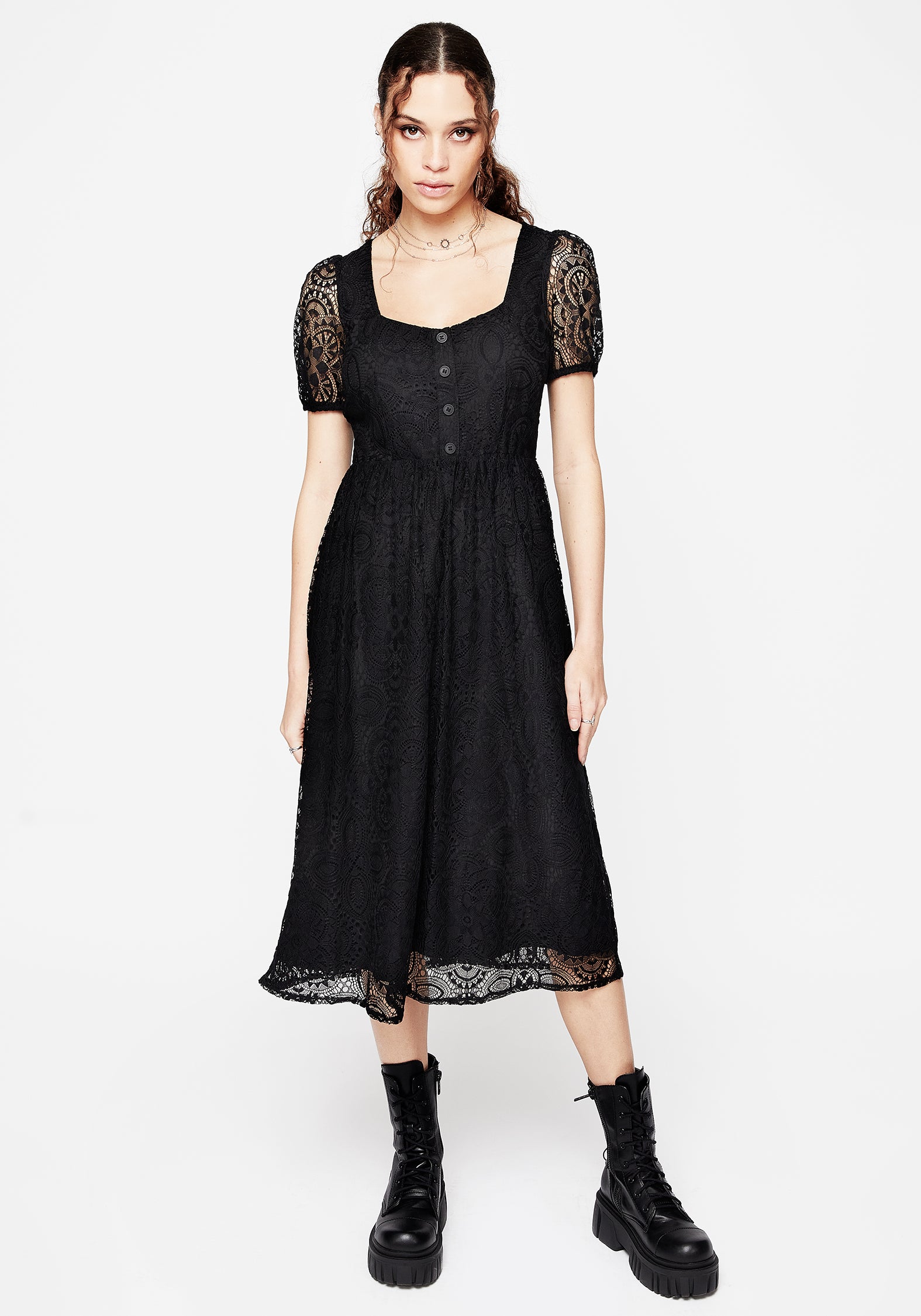 Disturbia | Harmonia Lace Midi Dress | Dresses