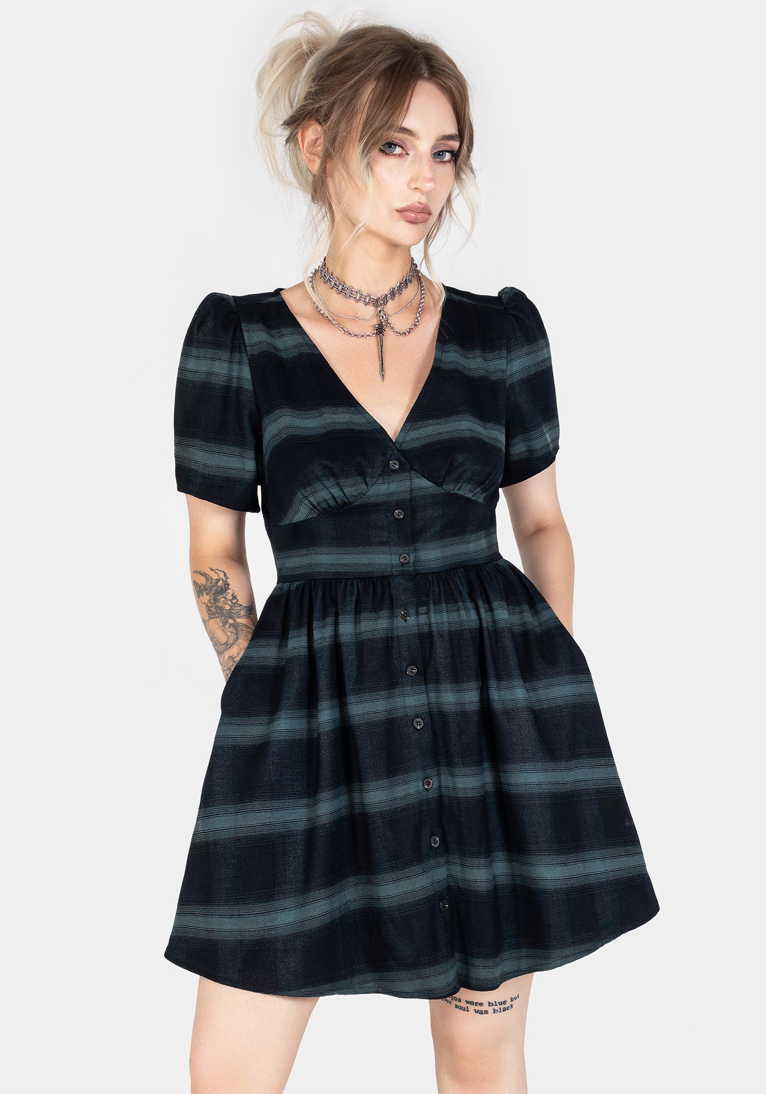 Disturbia | Greenlee Check Mini Dress | Dresses