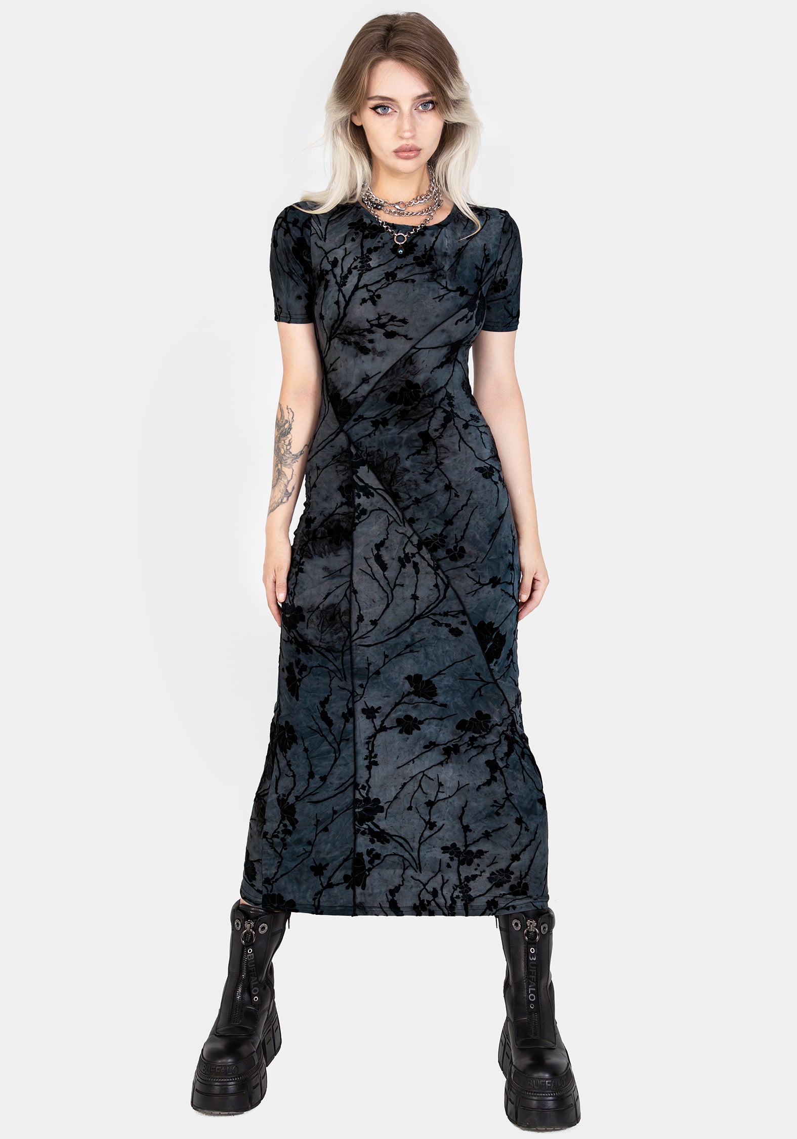 Wytchelm Bodycon Midaxi Dress – Disturbia