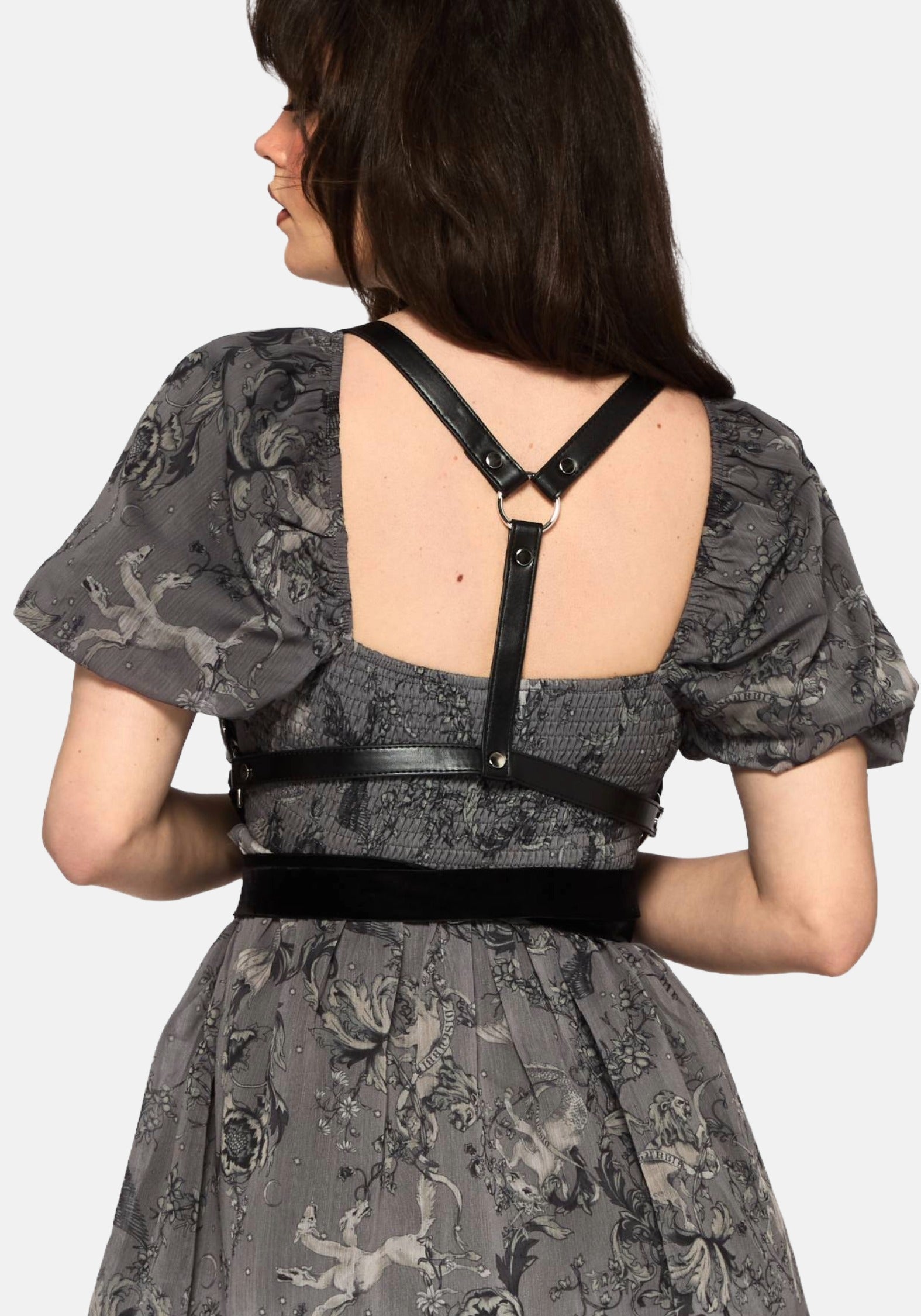 Disturbia | Natalia Ribbon Wrap Harness | Harnesses