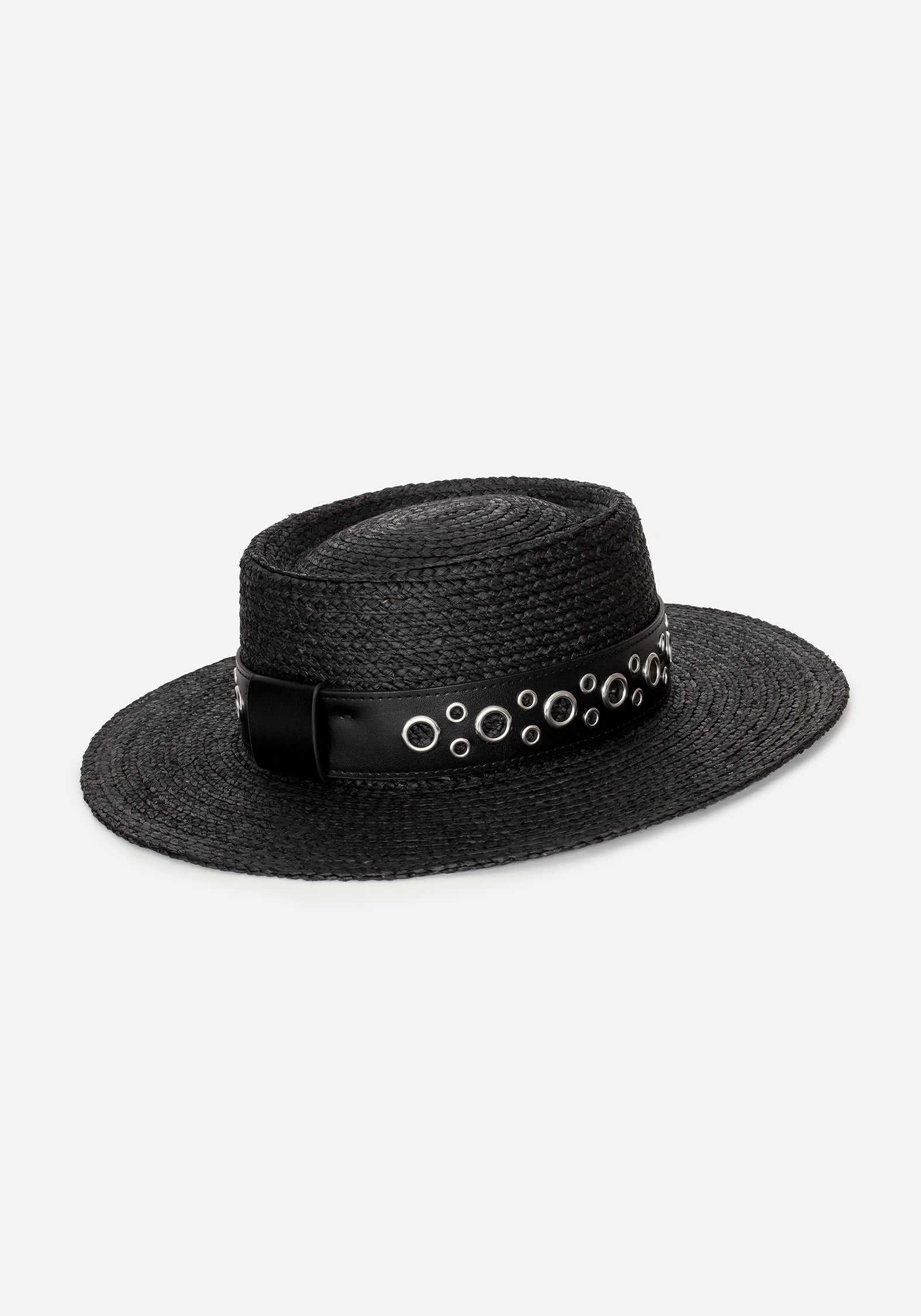 Disturbia | Banish Eyelet Belted Sun Hat | Hats