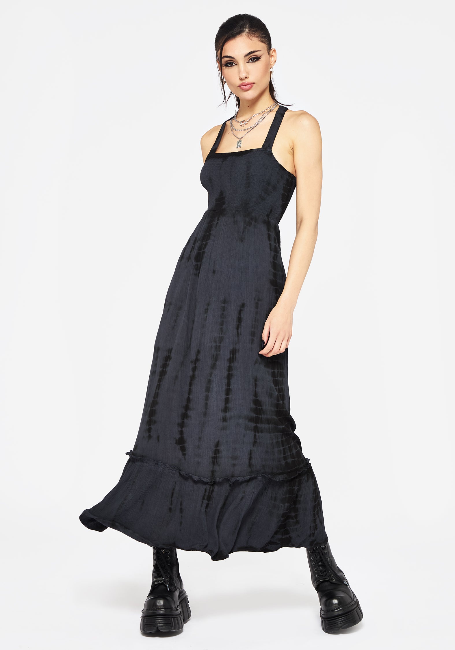 Disturbia | Aria Tie Dye Midaxi Dress | Dresses