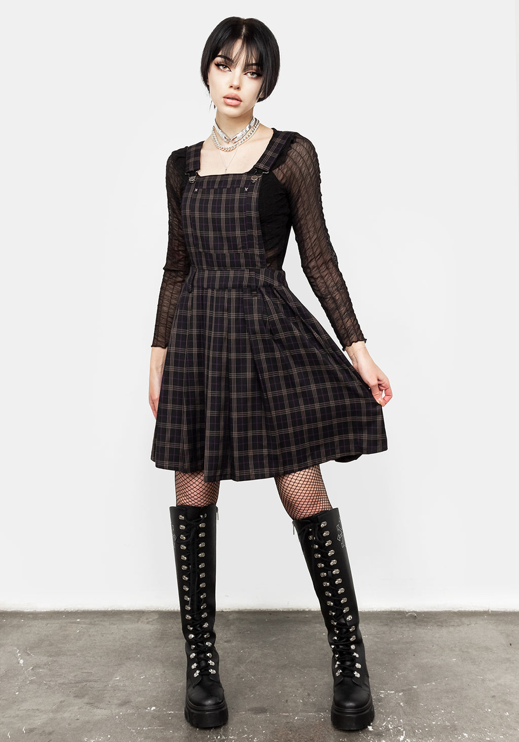 Disturbia | SINNER PLEATED SKIRT PINNY | Skirts