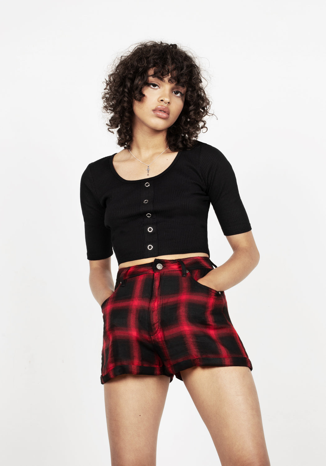 Disturbia | VILLAIN WIDE LEG SHORTS | Shorts