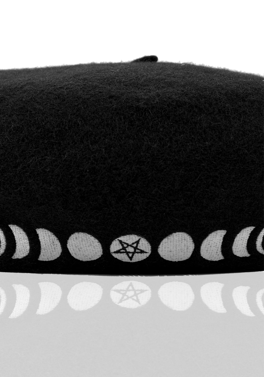 Disturbia | Lunar Embroidered Beret | Hats