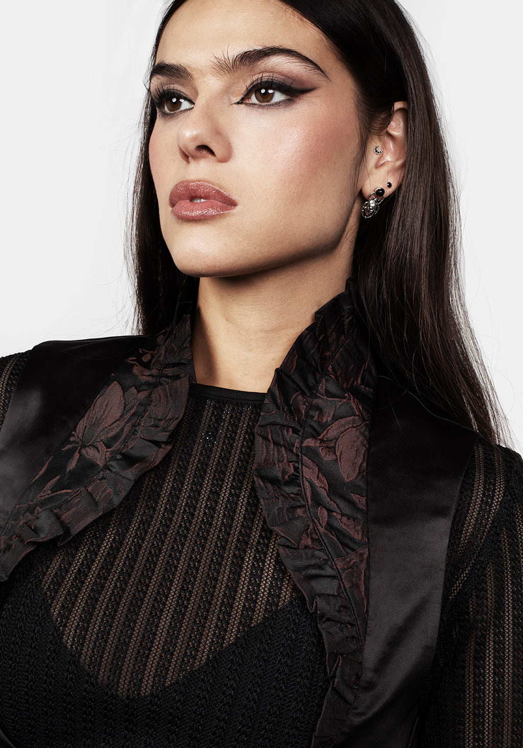 Highness Lace Up Waistcoat Disturbia Highness Lace Up Waistcoat Disturbia