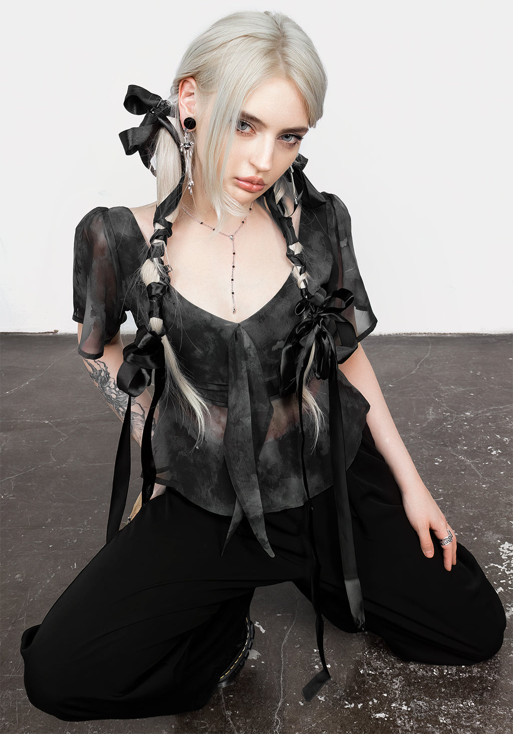 Disturbia | Tempest Tie Peplum Top | Tops