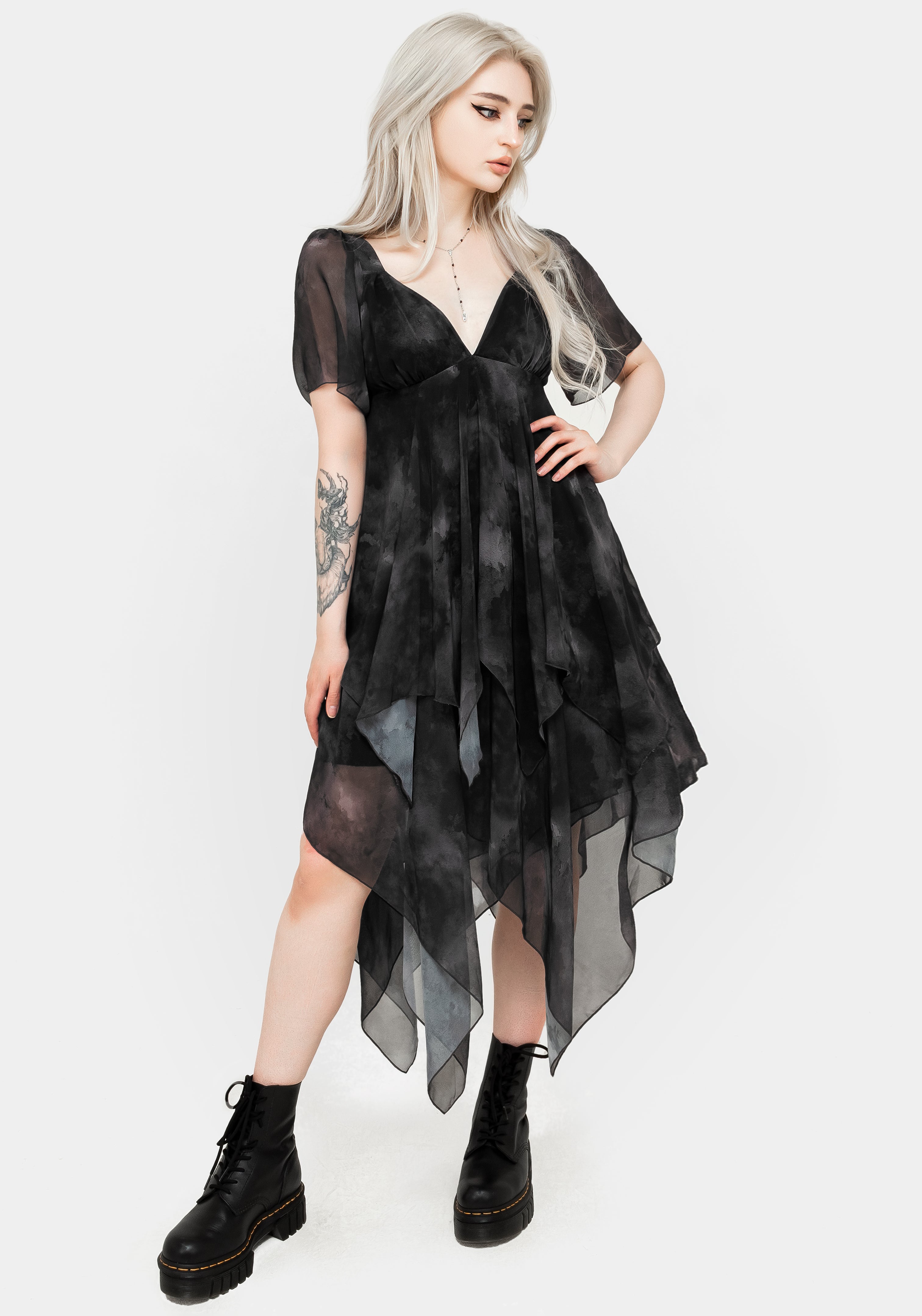 Disturbia | Tempest Layered Midi Dress | Dresses