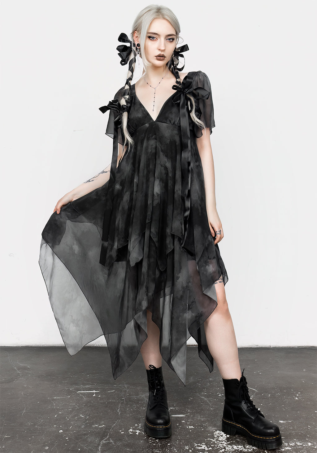 Disturbia | Tempest Layered Midi Dress | Dresses