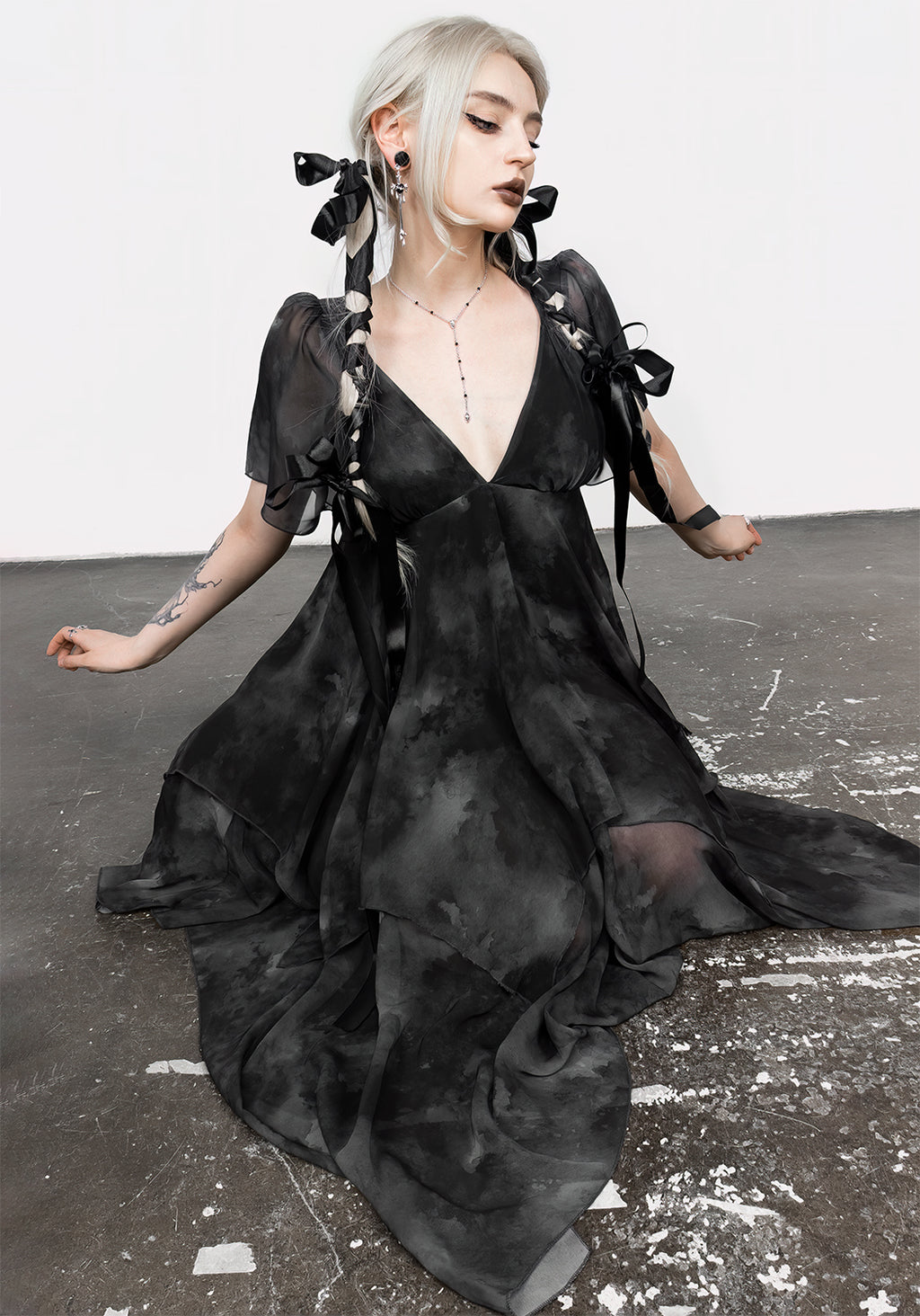 Disturbia | Tempest Layered Midi Dress | Dresses