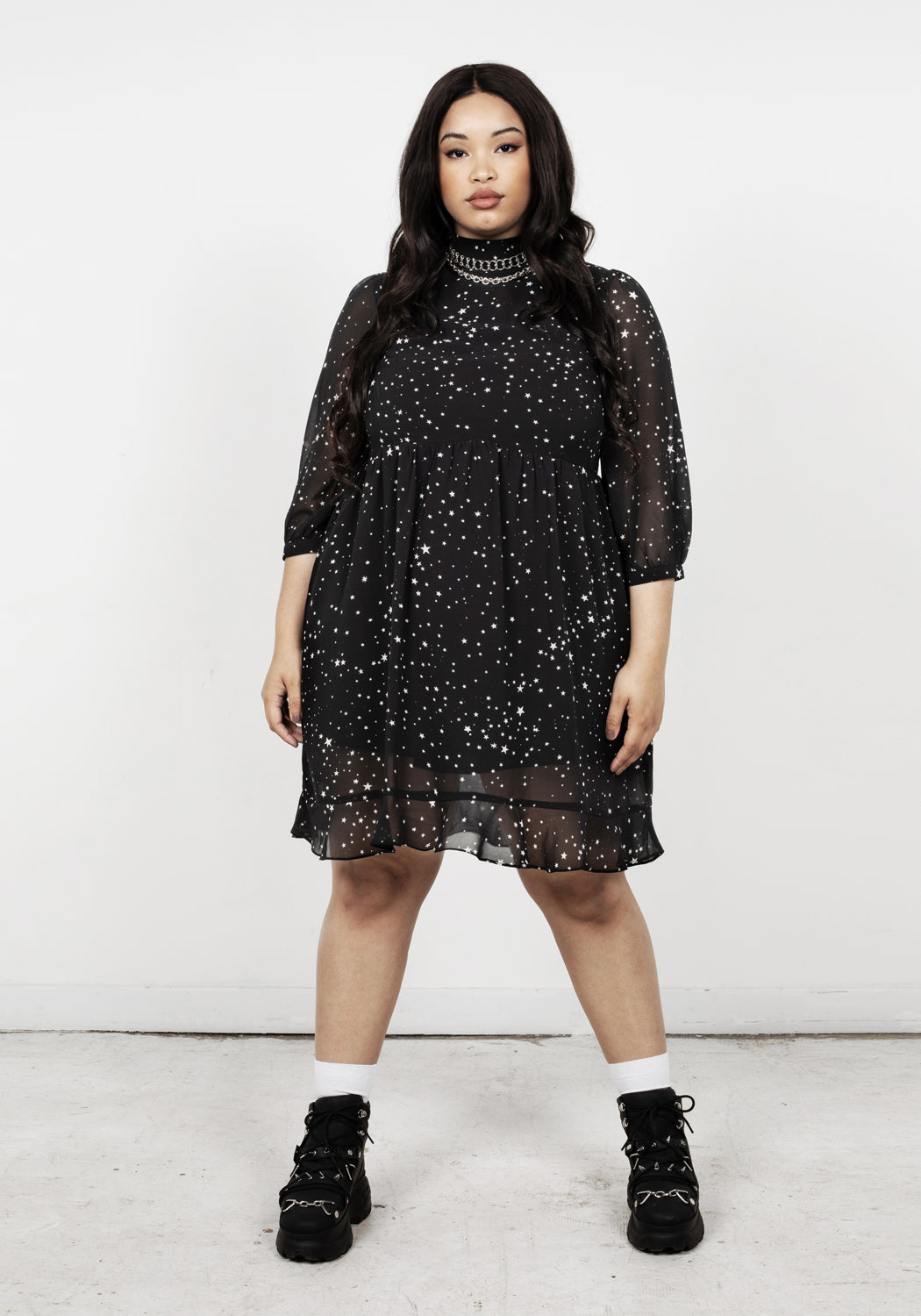 Disturbia | Cosmos High Neck Dress | Dresses