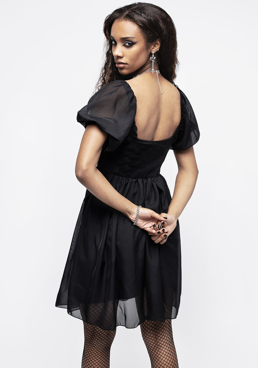 Disturbia | Destiny Smocked Baby Doll Mini Dress | Dresses