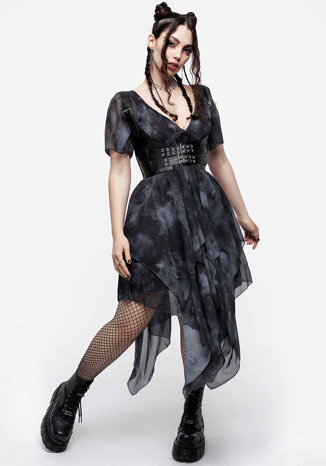 Disturbia | Tempest Layered Midi Dress | Dresses
