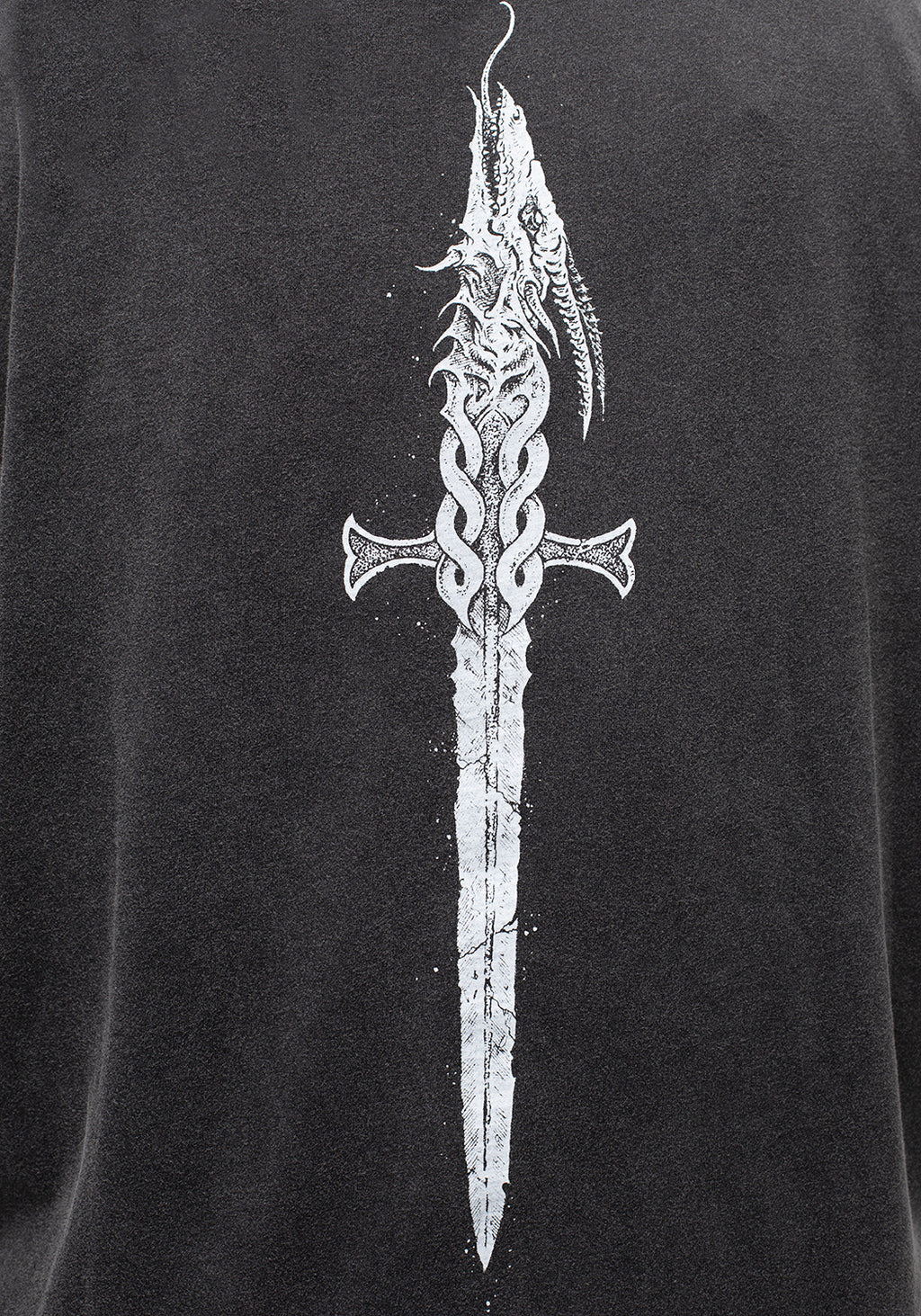 Disturbia | Kilgharrah Unisex Distressed Acid Washed Tee Dress | Dresses