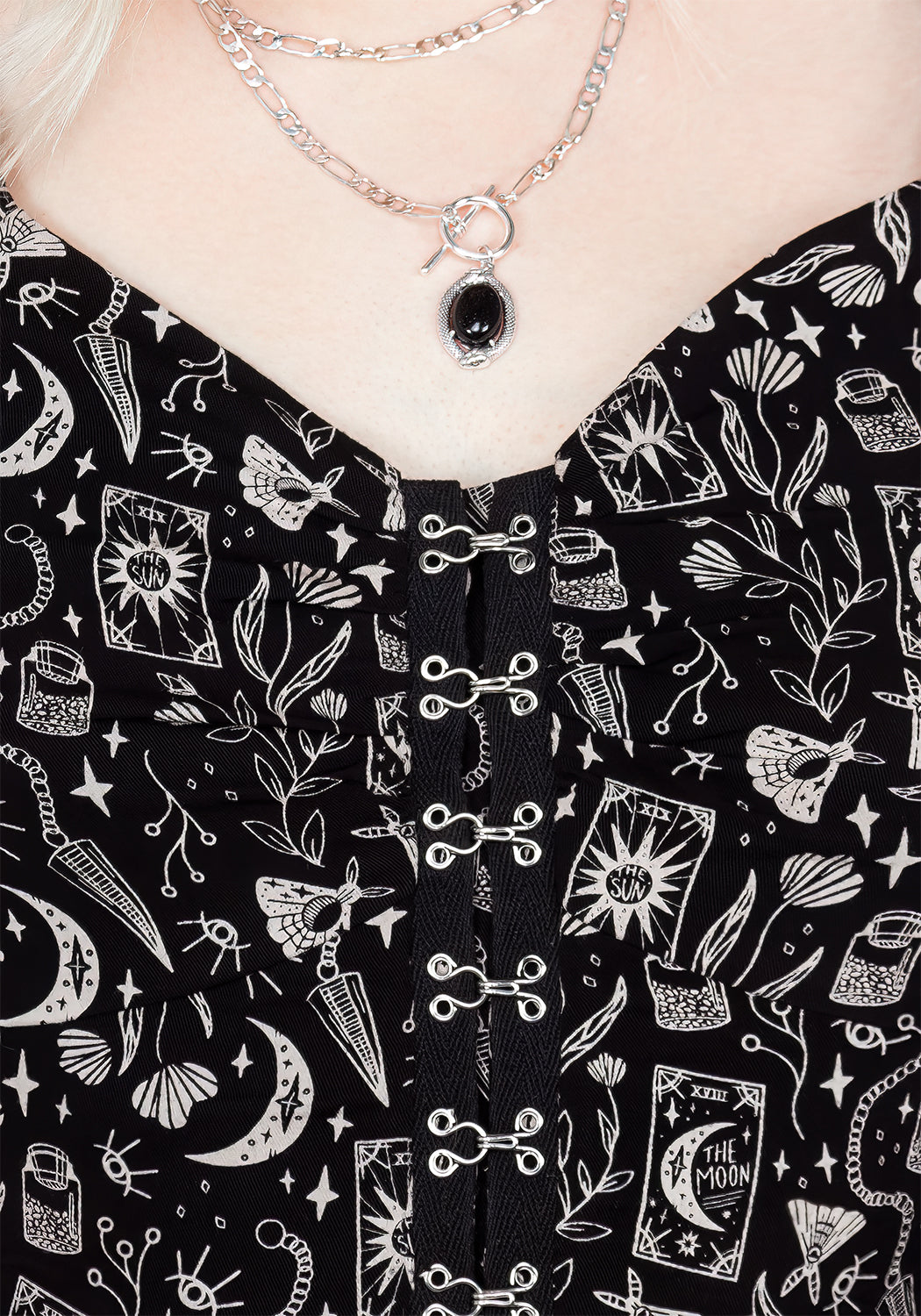 Disturbia | Craft Hook And Eye Crop Top | Tops